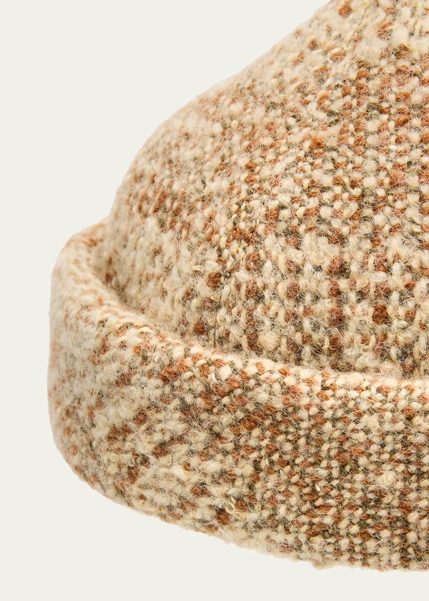 Loro Piana Daiana Norfolk Tweed Beanie - Bergdorf Goodman