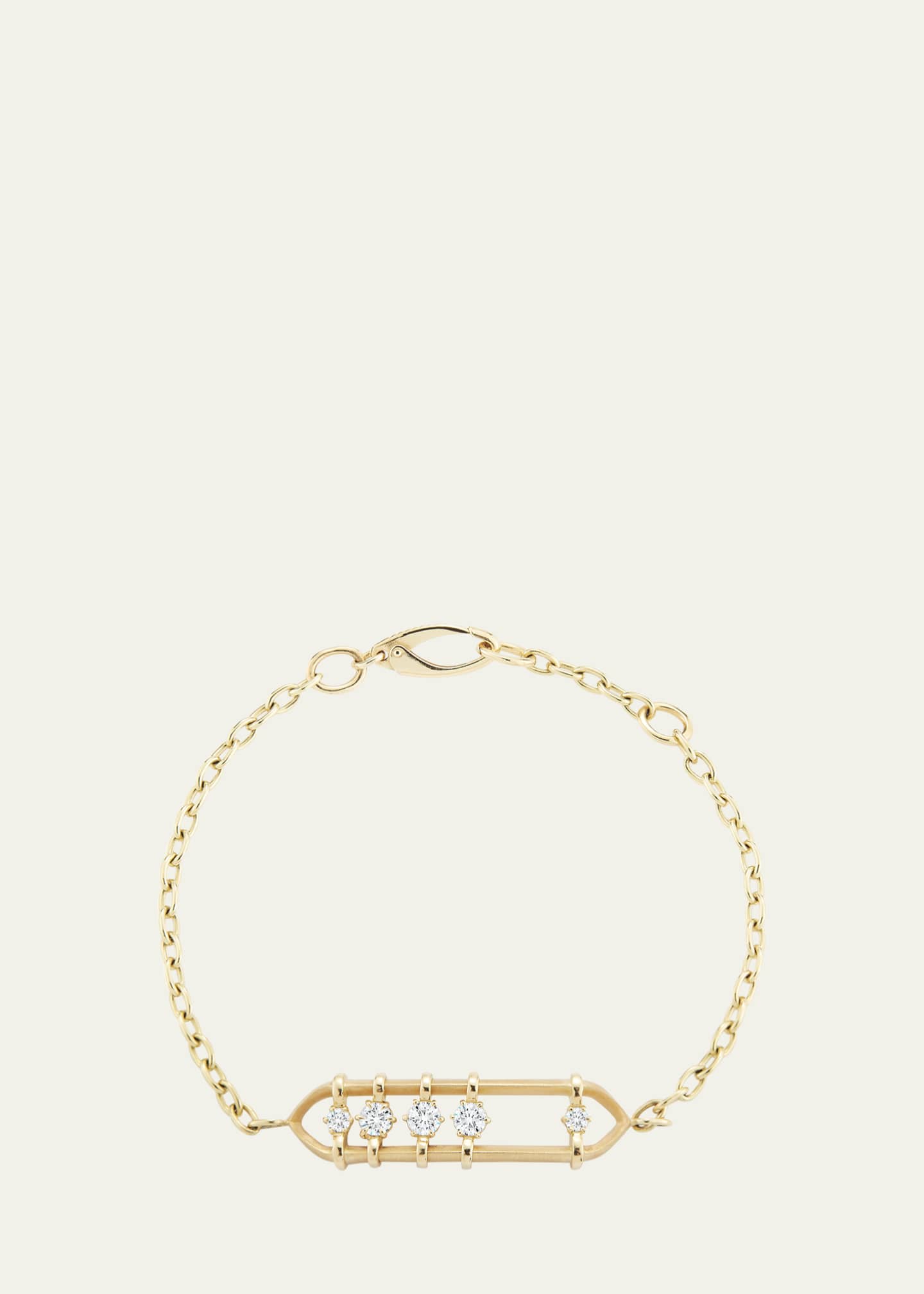Jade Trau 18K Yellow Gold Penelope Floating Diamond Bracelet - Bergdorf ...