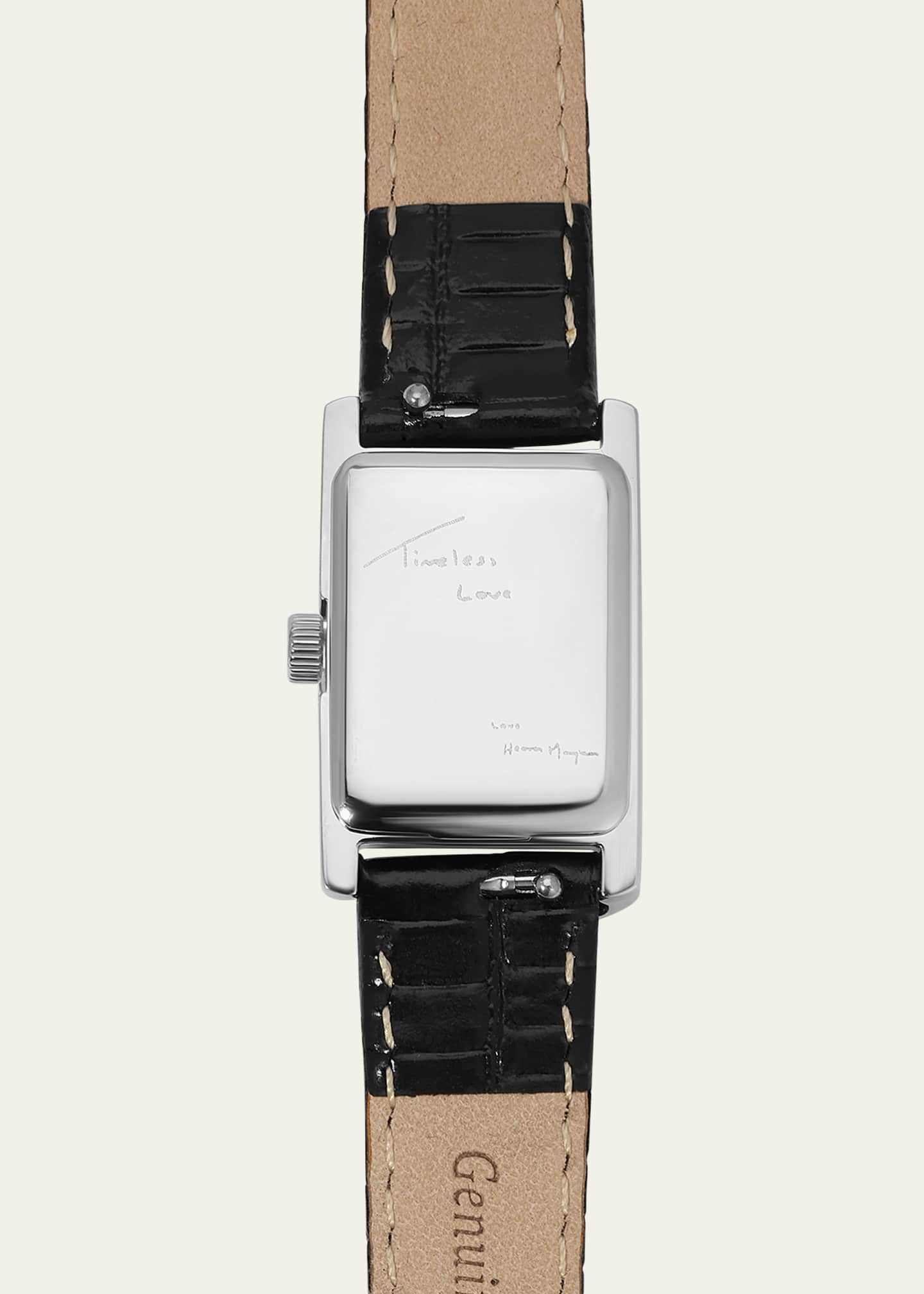 Heaven Mayhem Mini Icon Watch with Leather Strap, Silver - Bergdorf Goodman