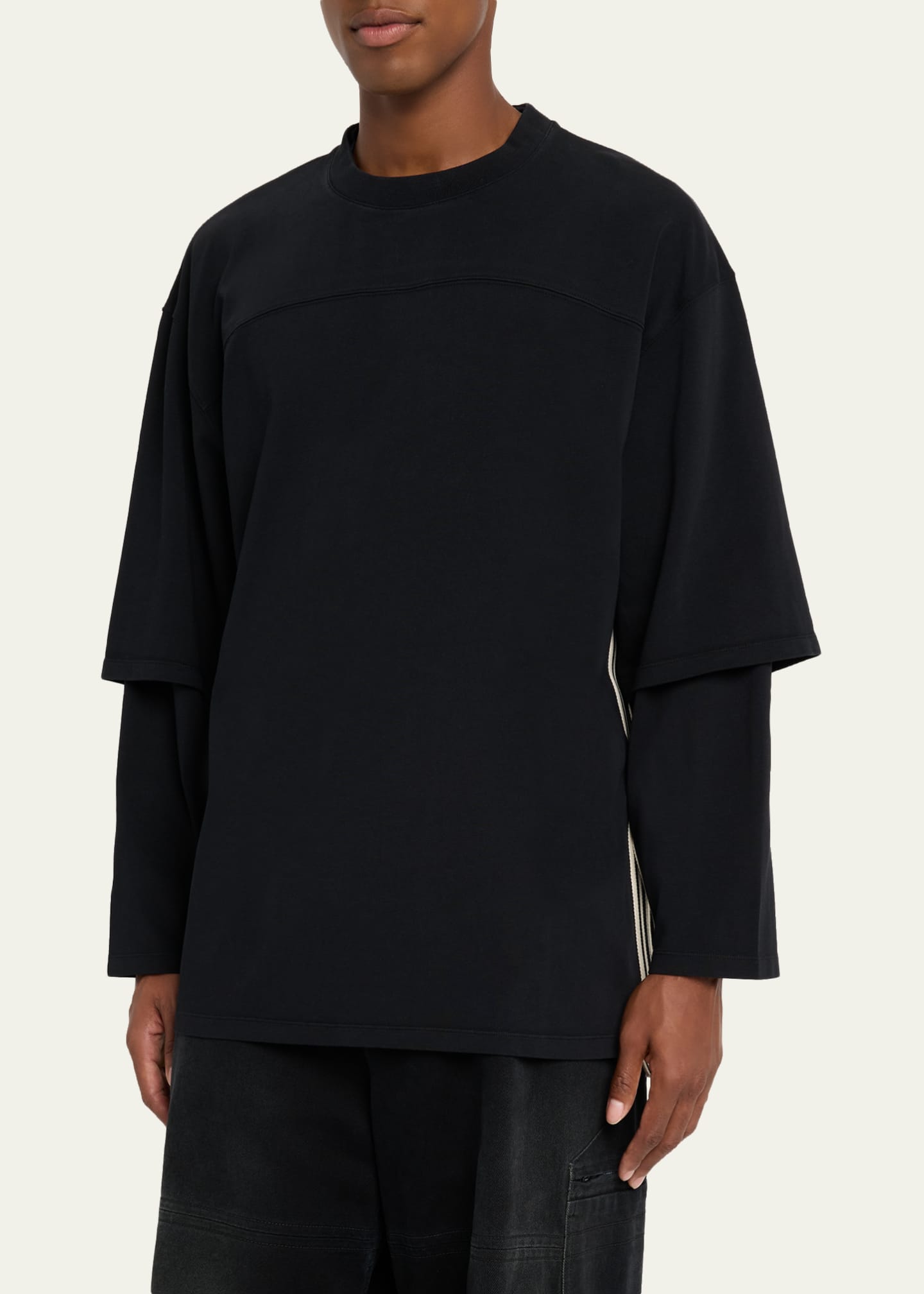 MORDECAI Men's Double-Layer Side Stripe Long-Sleeve T-Shirt - Bergdorf ...