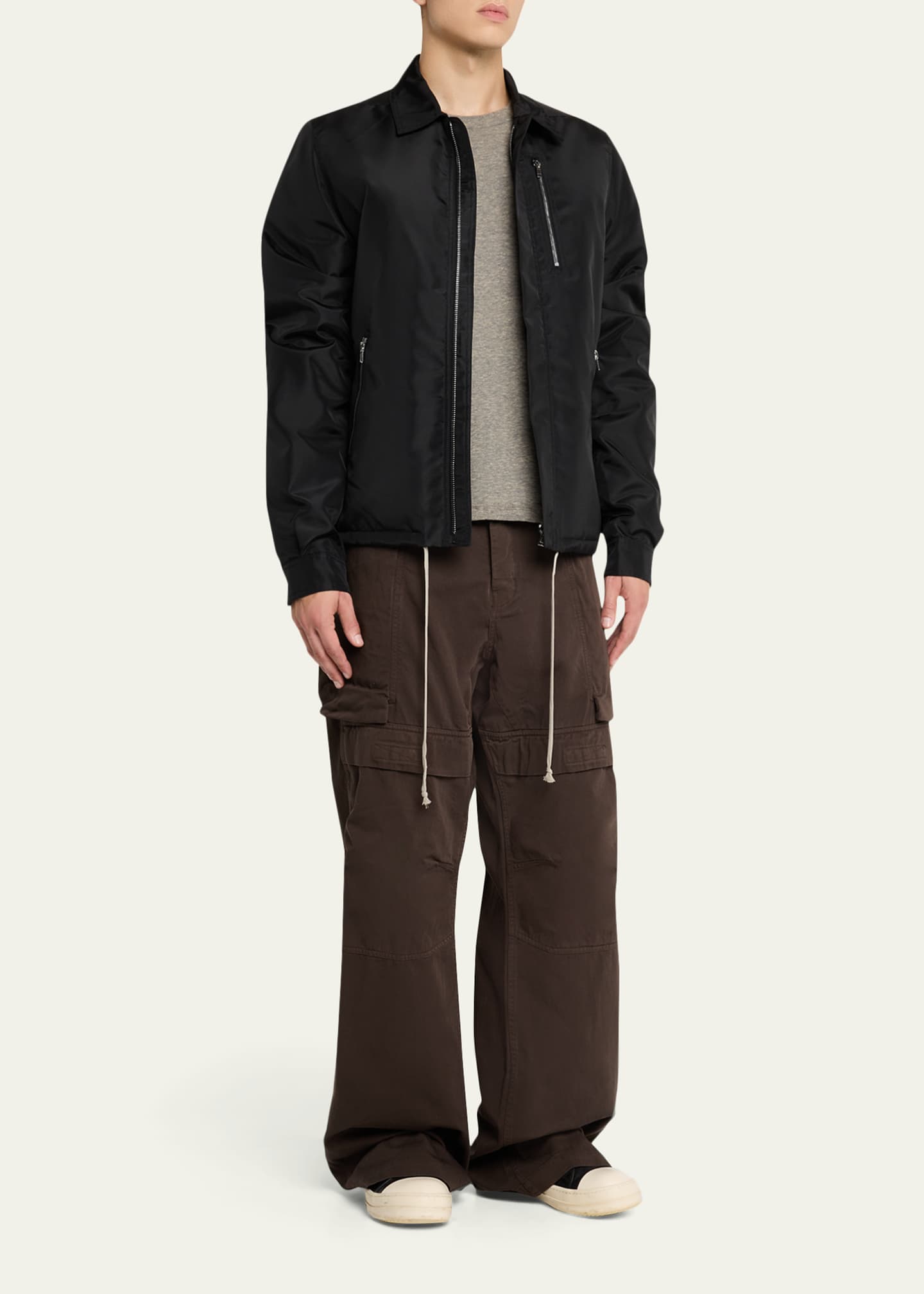 DRKSHDW RICK OWENS Men's Stefan Relaxed-Fit Cotton Cargo Pants ...