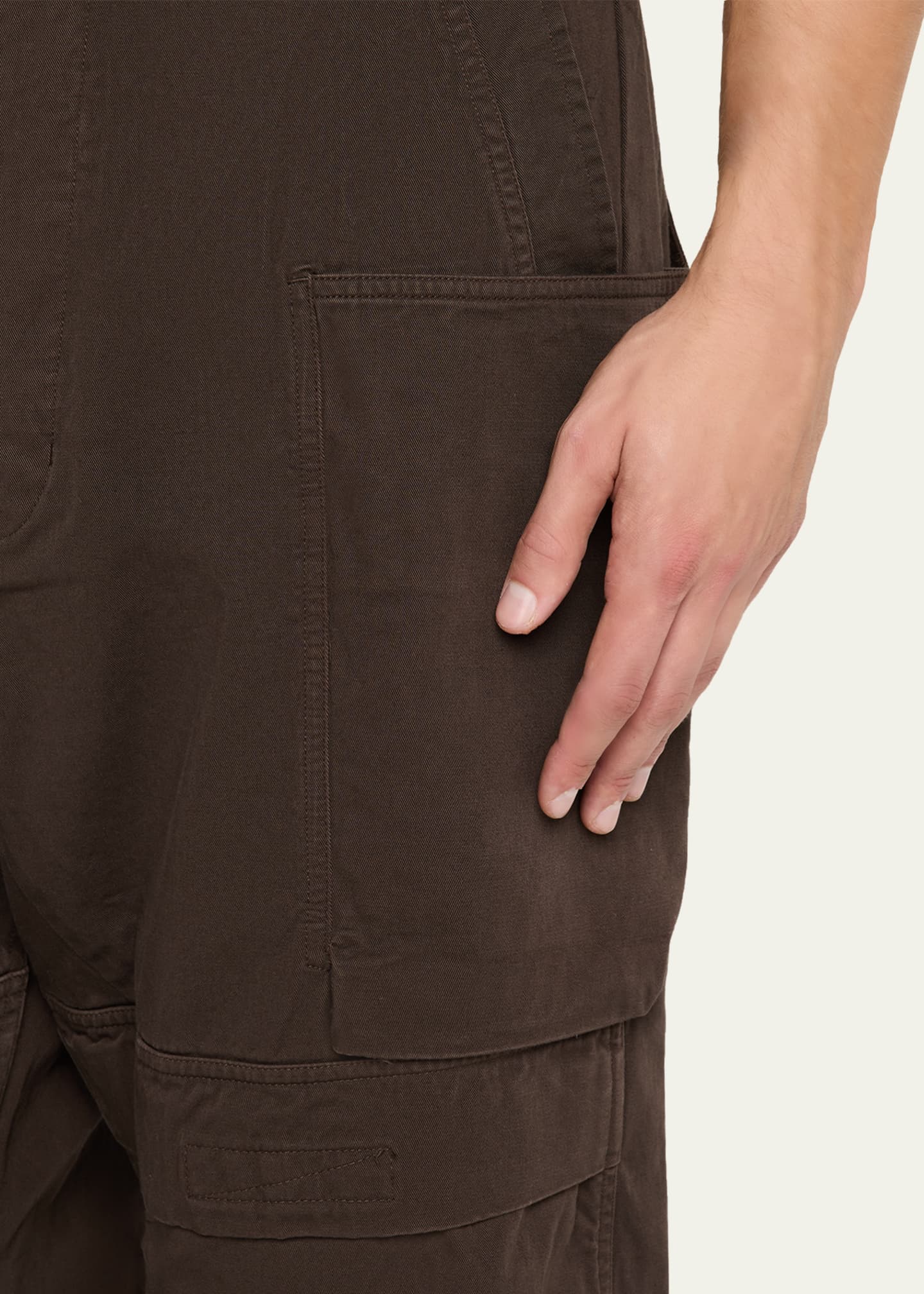 DRKSHDW RICK OWENS Men's Stefan Relaxed-Fit Cotton Cargo Pants - Bergdorf Goodman