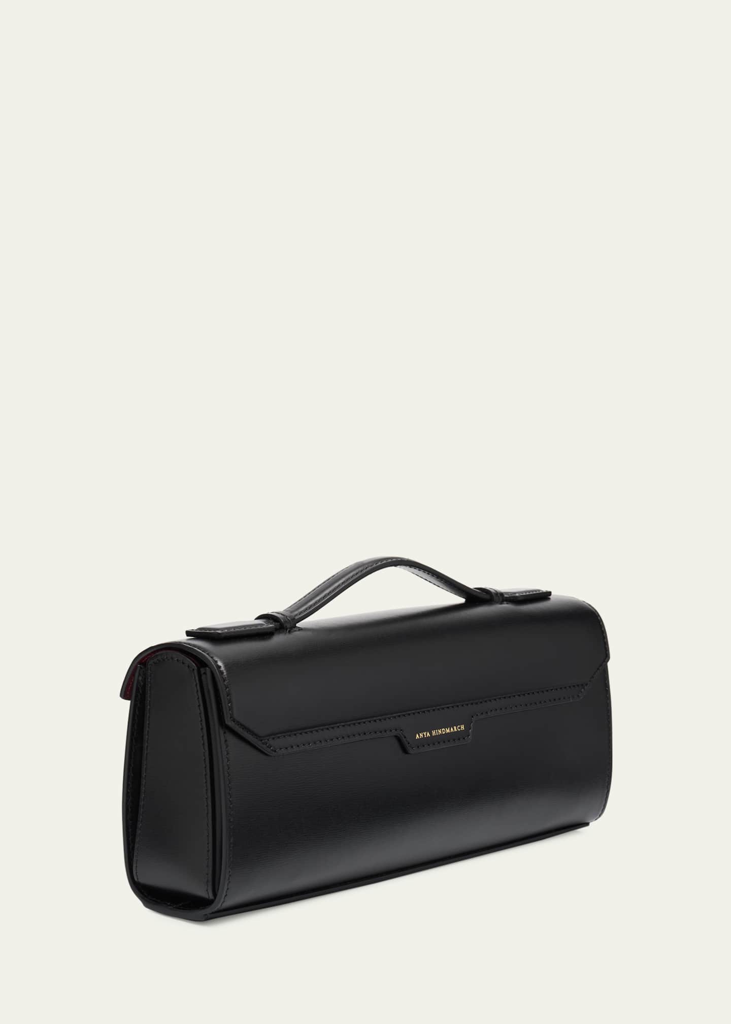 Anya Hindmarch Mortimer Boxy Leather Clutch Bag - Bergdorf Goodman