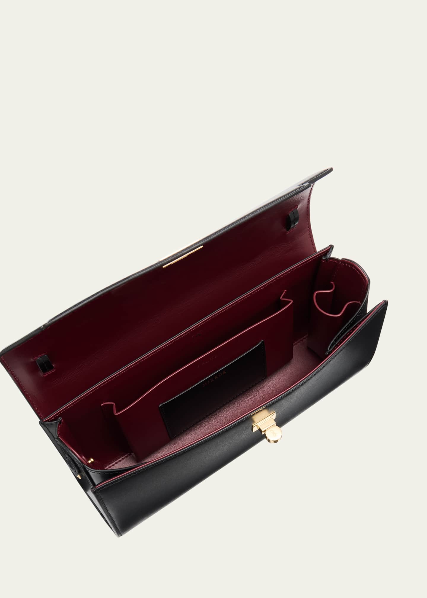 Anya Hindmarch Mortimer Boxy Leather Clutch Bag - Bergdorf Goodman