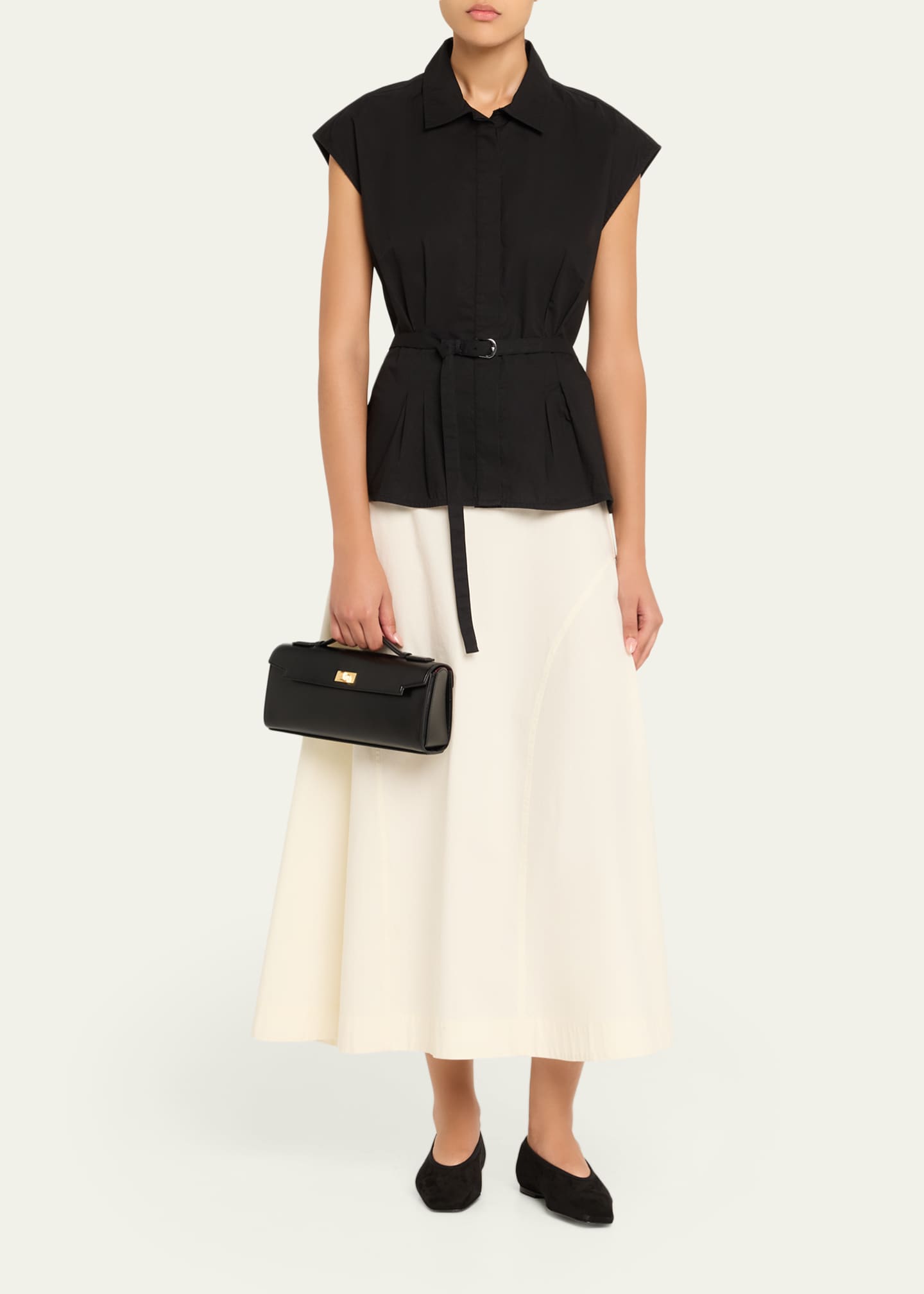 Anya Hindmarch Mortimer Boxy Leather Clutch Bag - Bergdorf Goodman