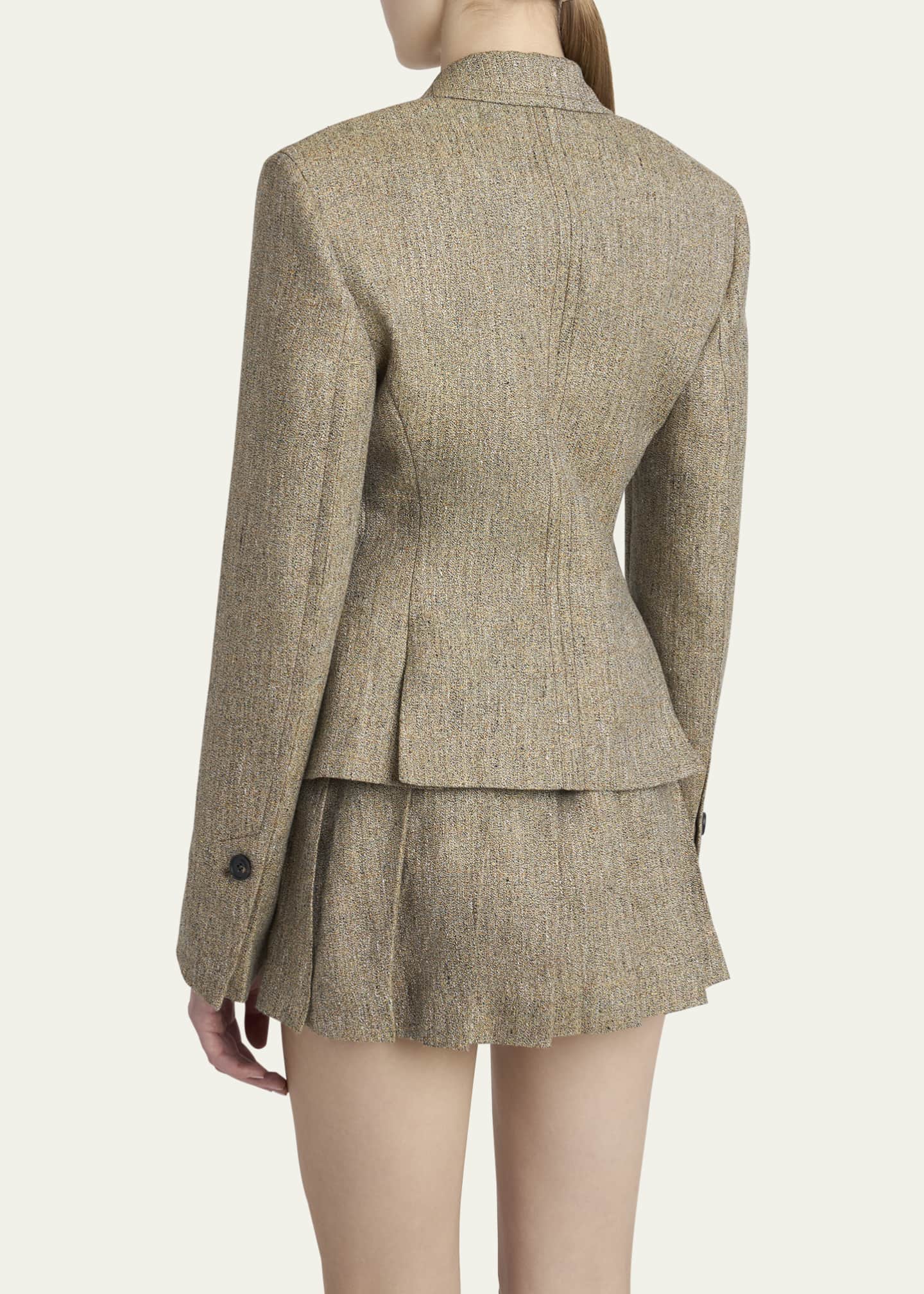 Ferragamo Wool-Cashmere Single-Breasted Blazer Jacket - Bergdorf Goodman