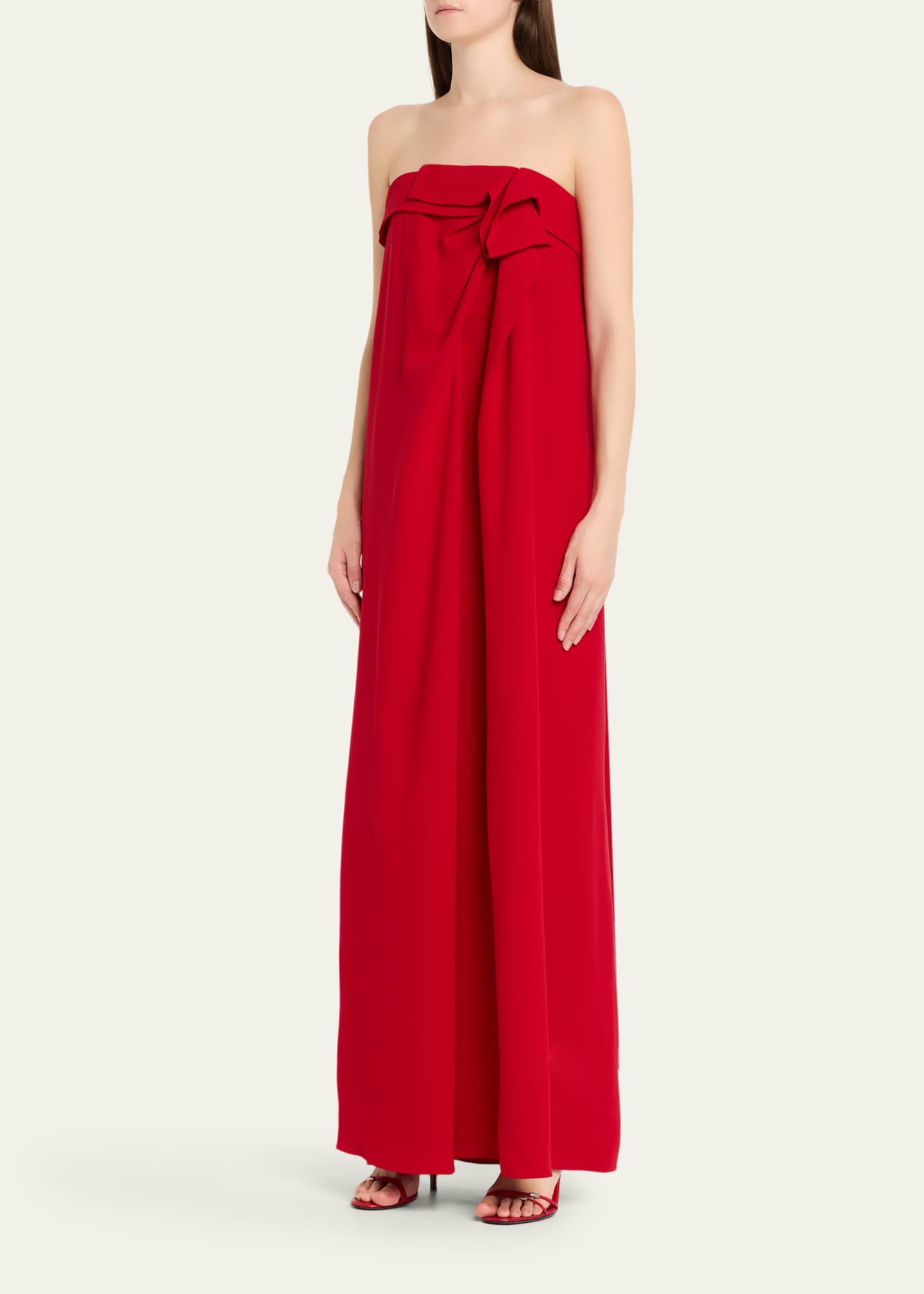 Heirlome Manuela Strapless Gathered Maxi Dress - Bergdorf Goodman
