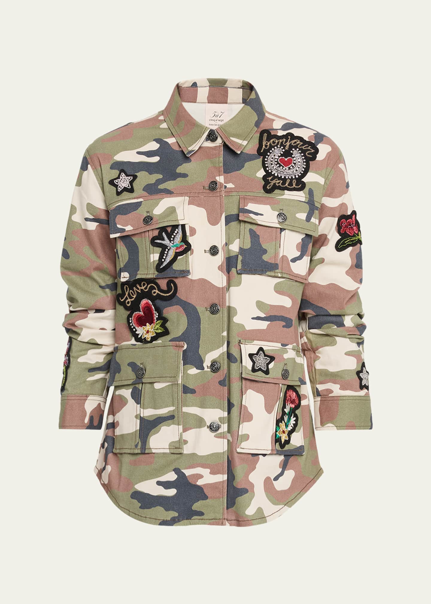 Cinq a Sept Western Camouflage Overshirt - Bergdorf Goodman