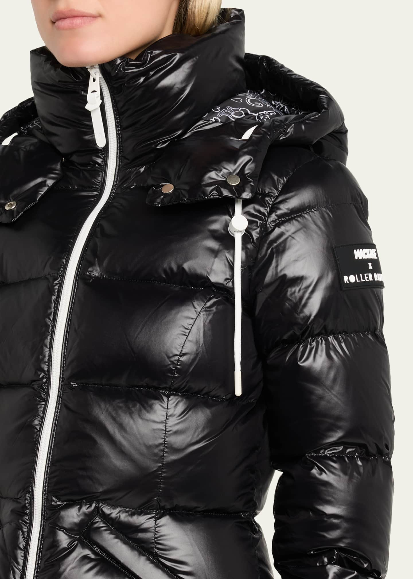 Mackage x Roller Rabbit Madalyn-RR Down Jacket with Removable Hood ...
