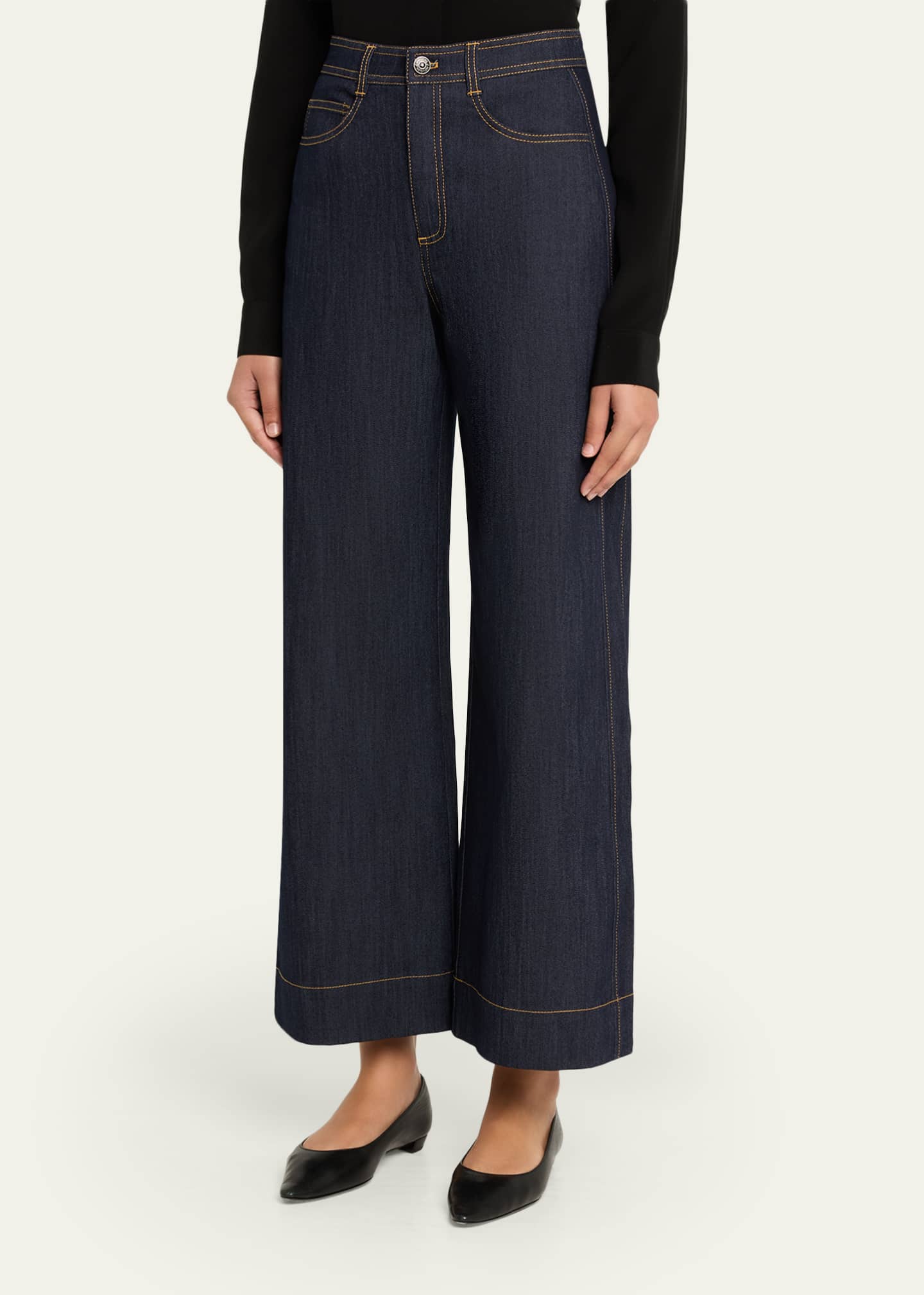 Cinq a Sept Betsy Denim Pants - Bergdorf Goodman