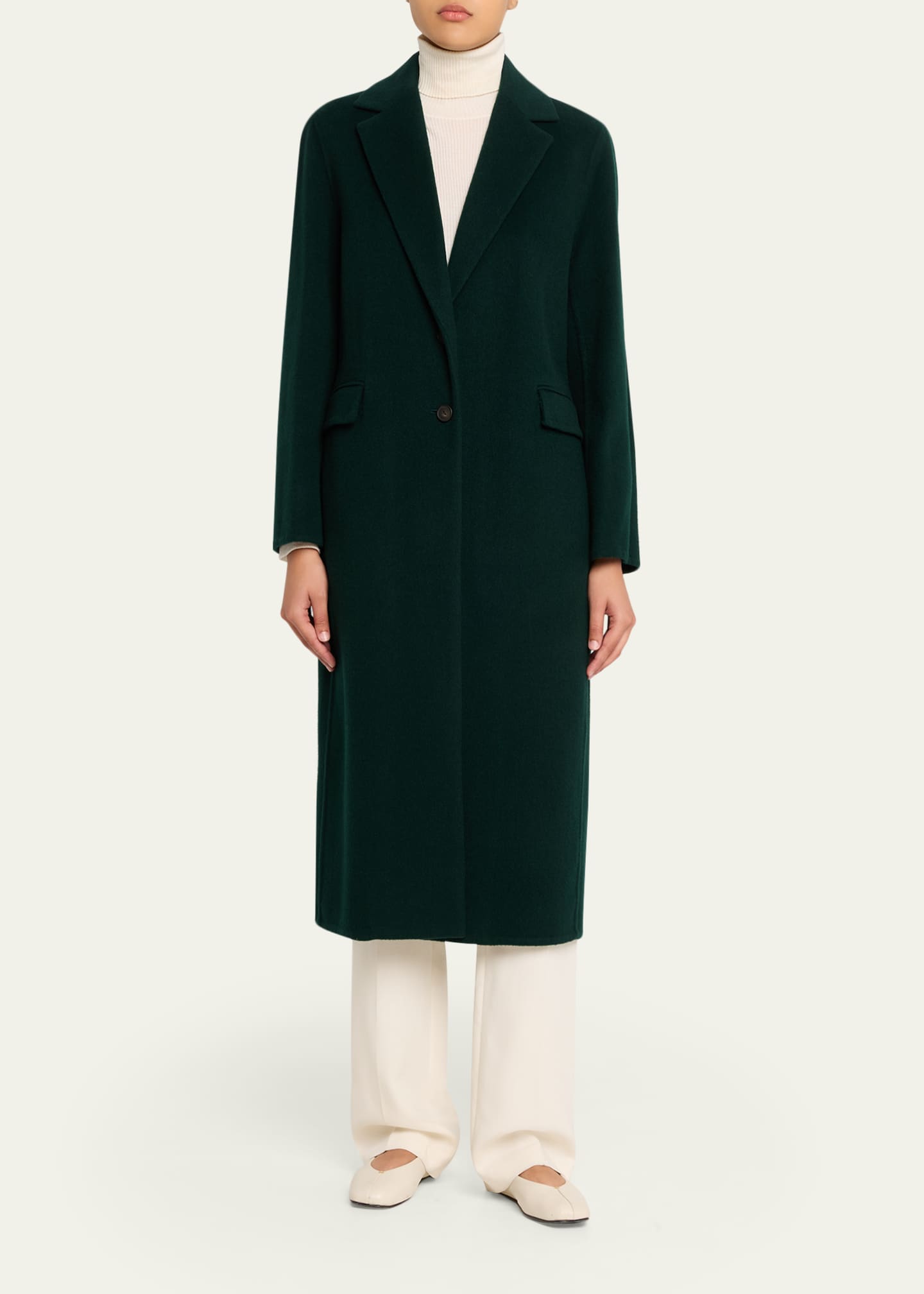 Vince Cashmere-Wool Single-Breasted Coat - Bergdorf Goodman