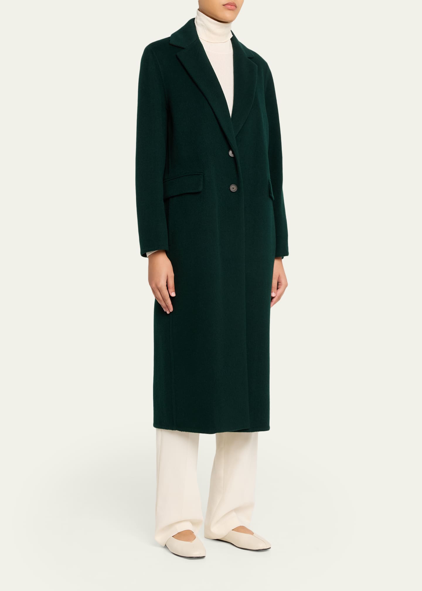 Vince Cashmere-Wool Single-Breasted Coat - Bergdorf Goodman
