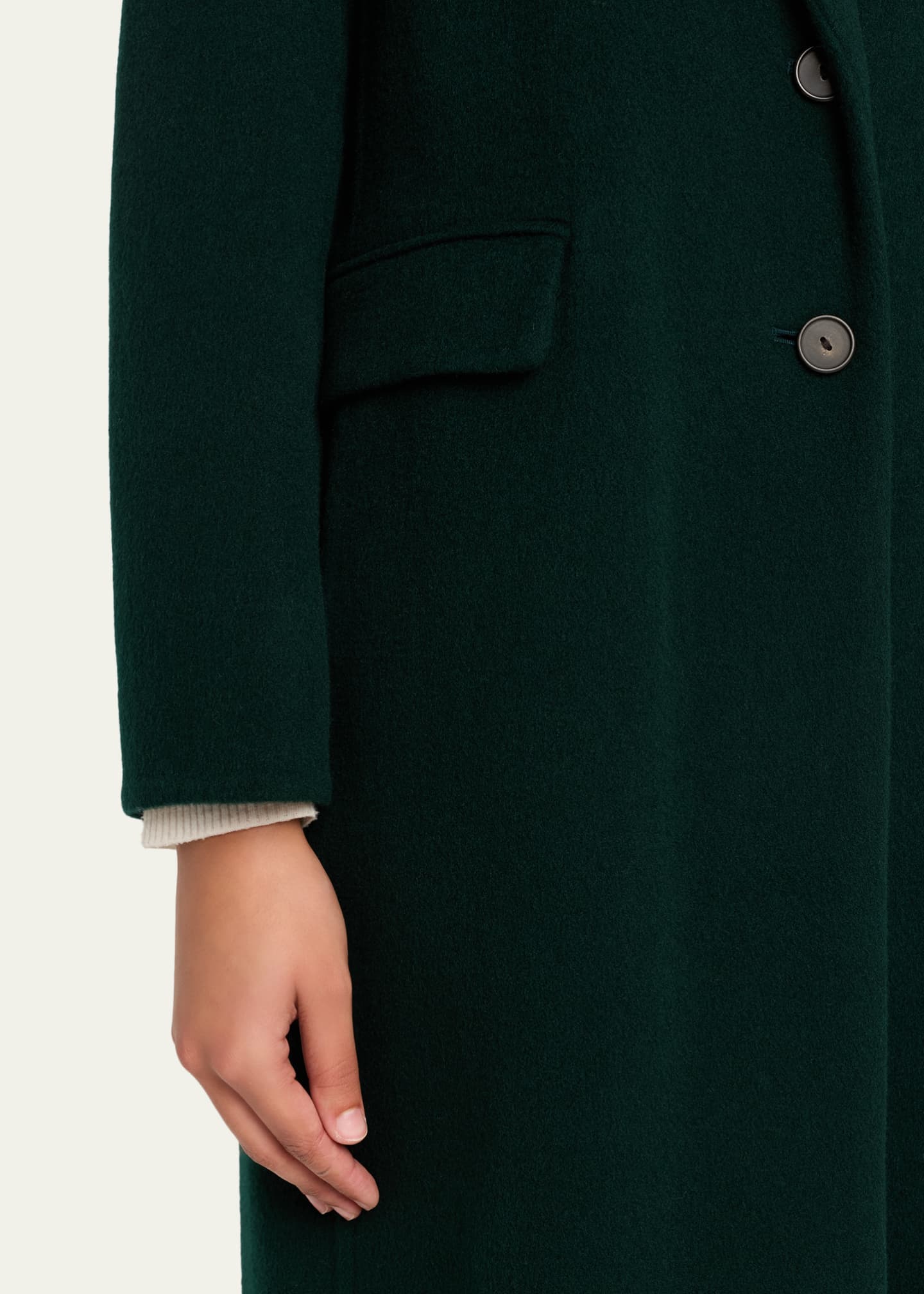 Vince Cashmere-Wool Single-Breasted Coat - Bergdorf Goodman