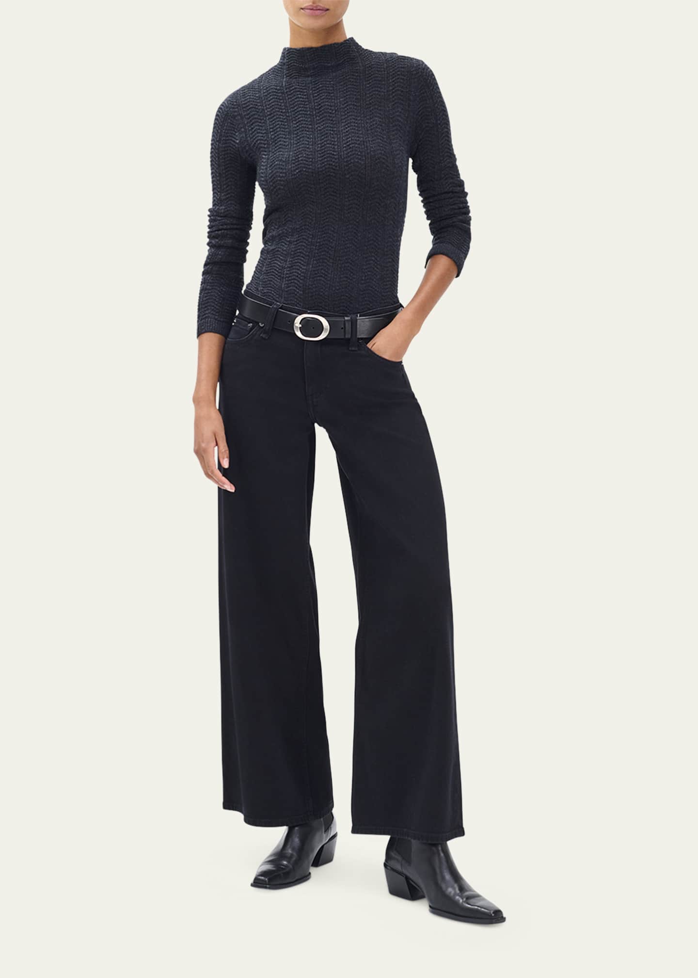 Rag & Bone Aiden Low-Rise Wide Jeans - Bergdorf Goodman