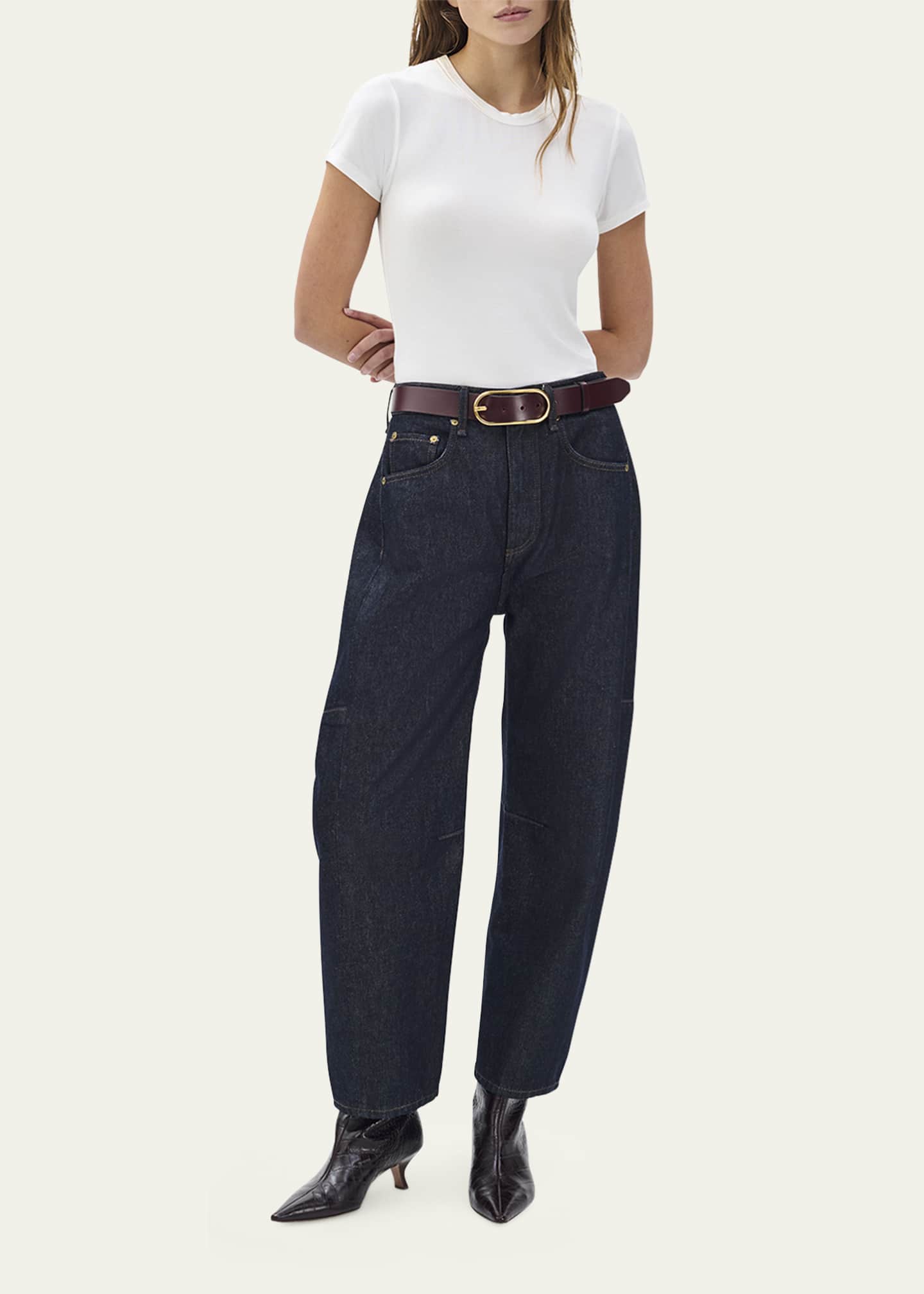 Rag & Bone Charlie High-Rise Barrel Jeans - Bergdorf Goodman