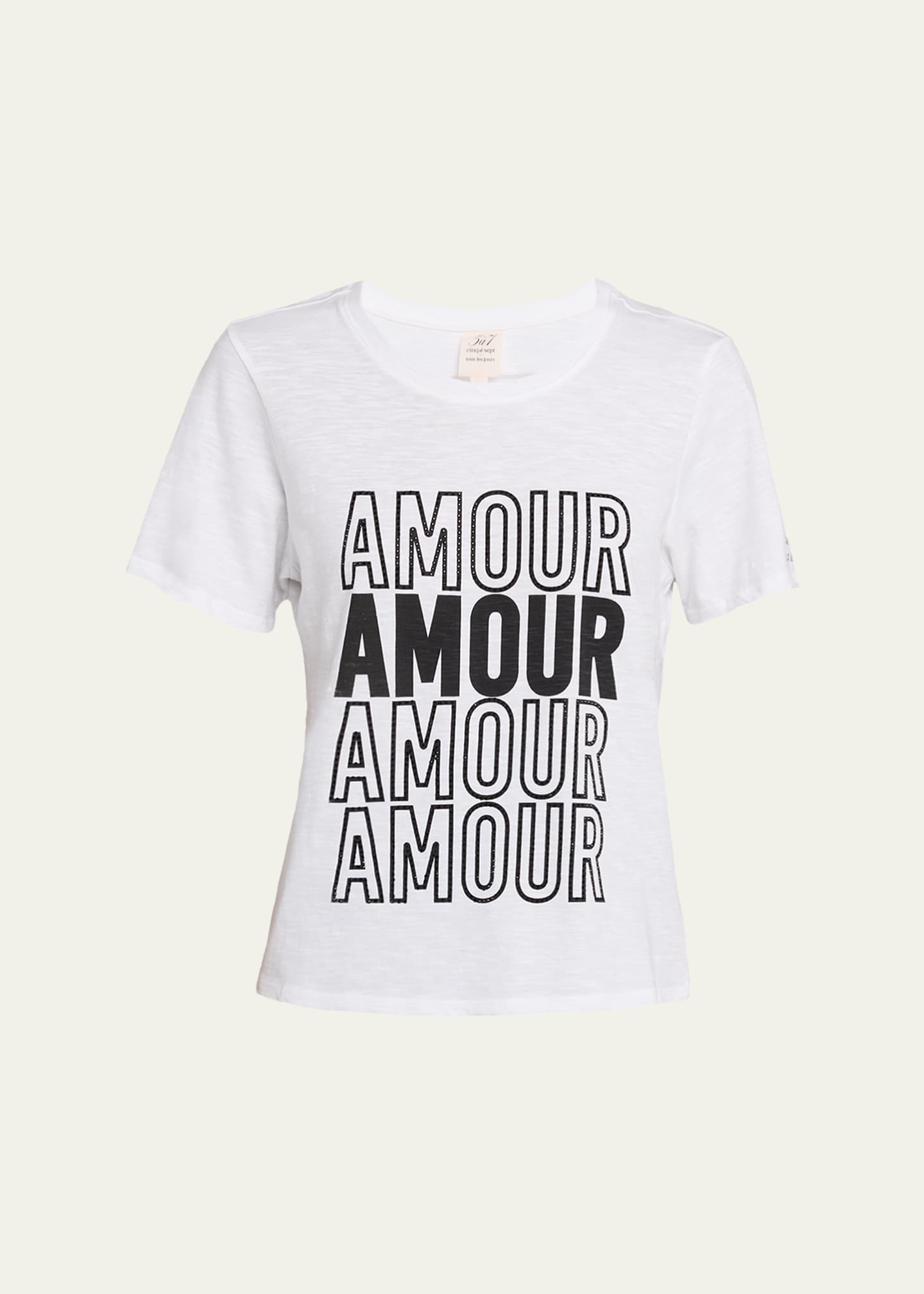 Cinq a Sept The Embellished Amour Tee - Bergdorf Goodman