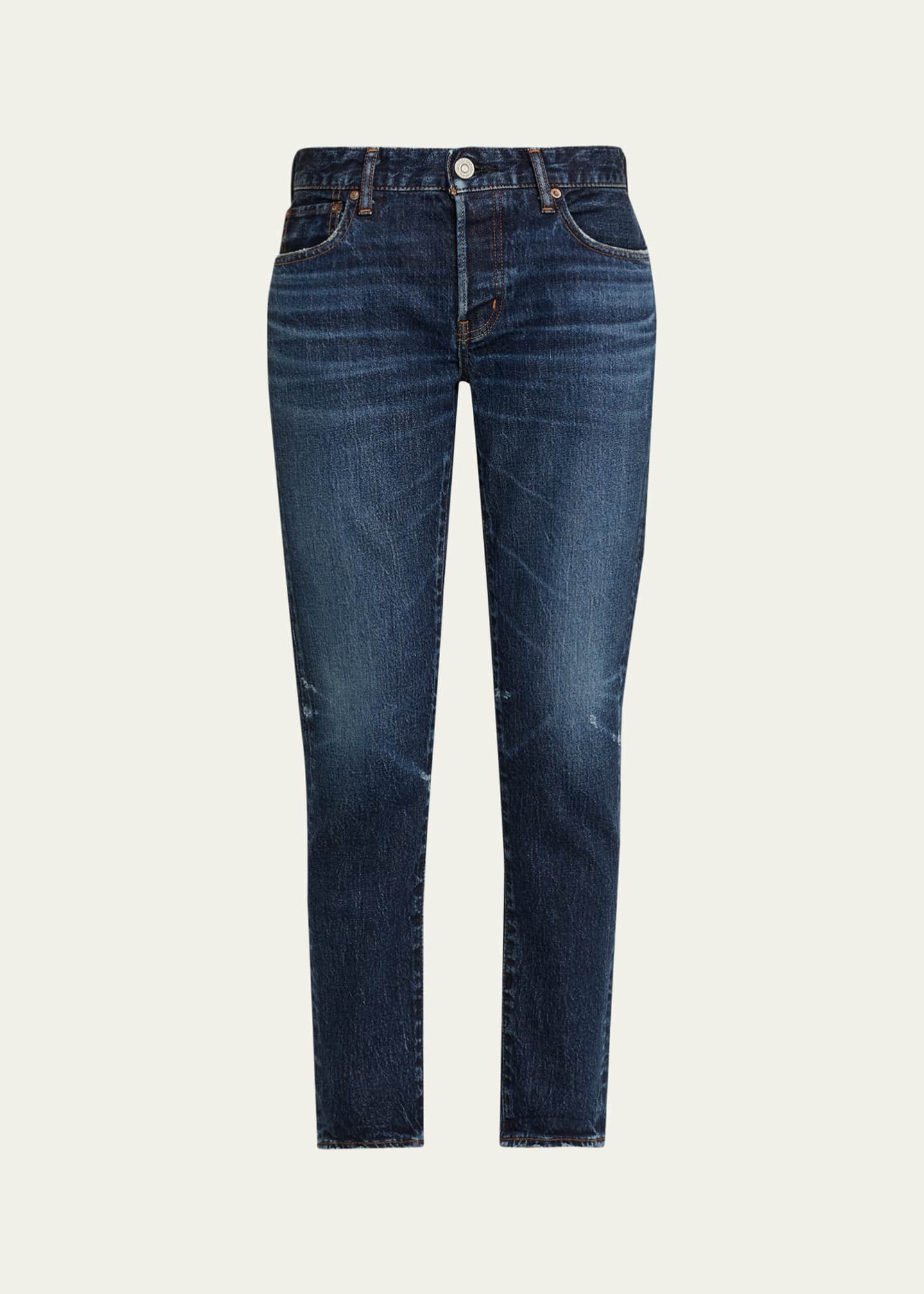 MOUSSY VINTAGE Camden Tapered Low-Rise Jeans - Bergdorf Goodman