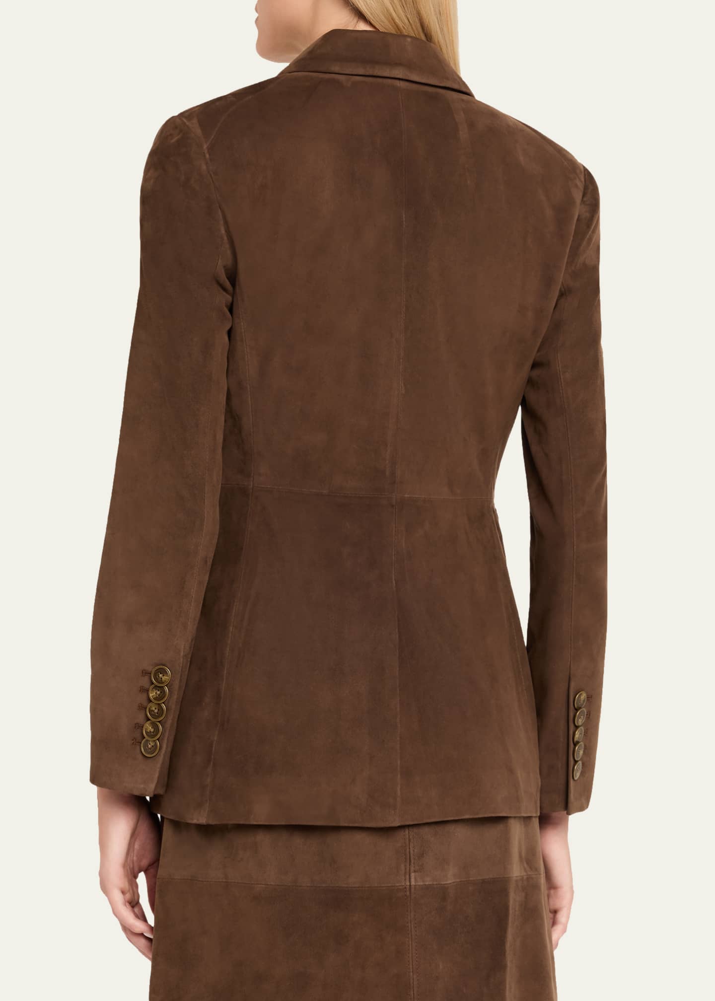 Veronica Beard Duane Suede Dickey Jacket - Bergdorf Goodman