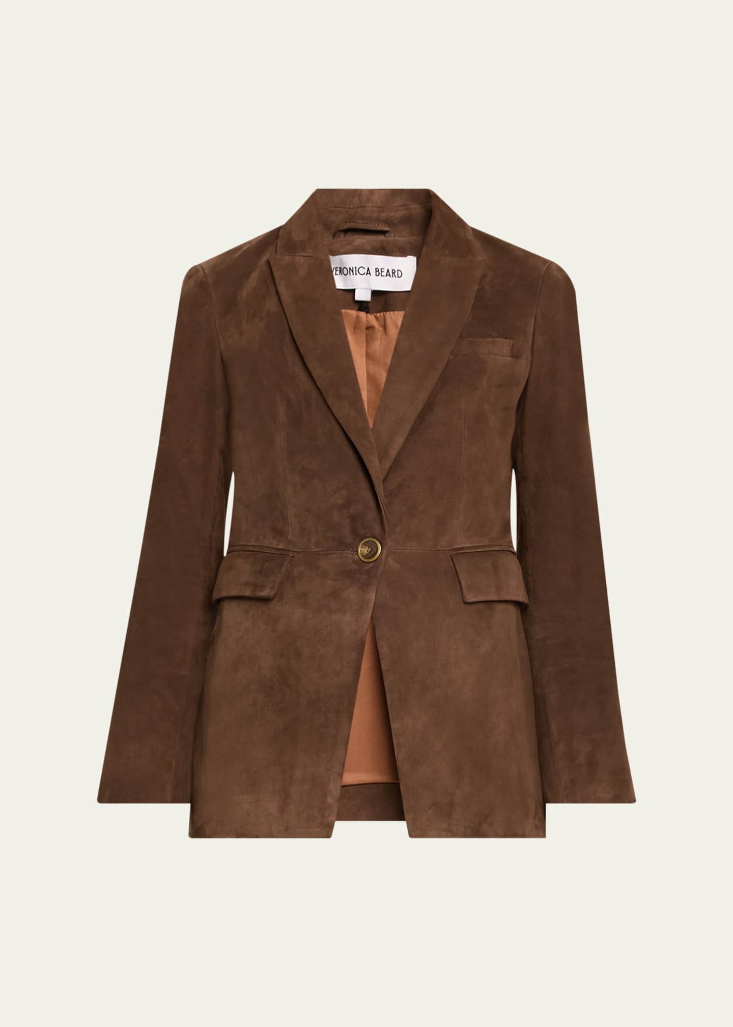 Veronica Beard Duane Suede Dickey Jacket - Bergdorf Goodman