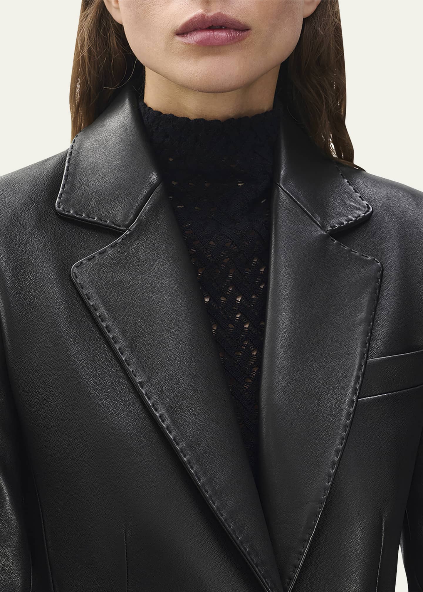 Rag & Bone Ash Leather Blazer - Bergdorf Goodman