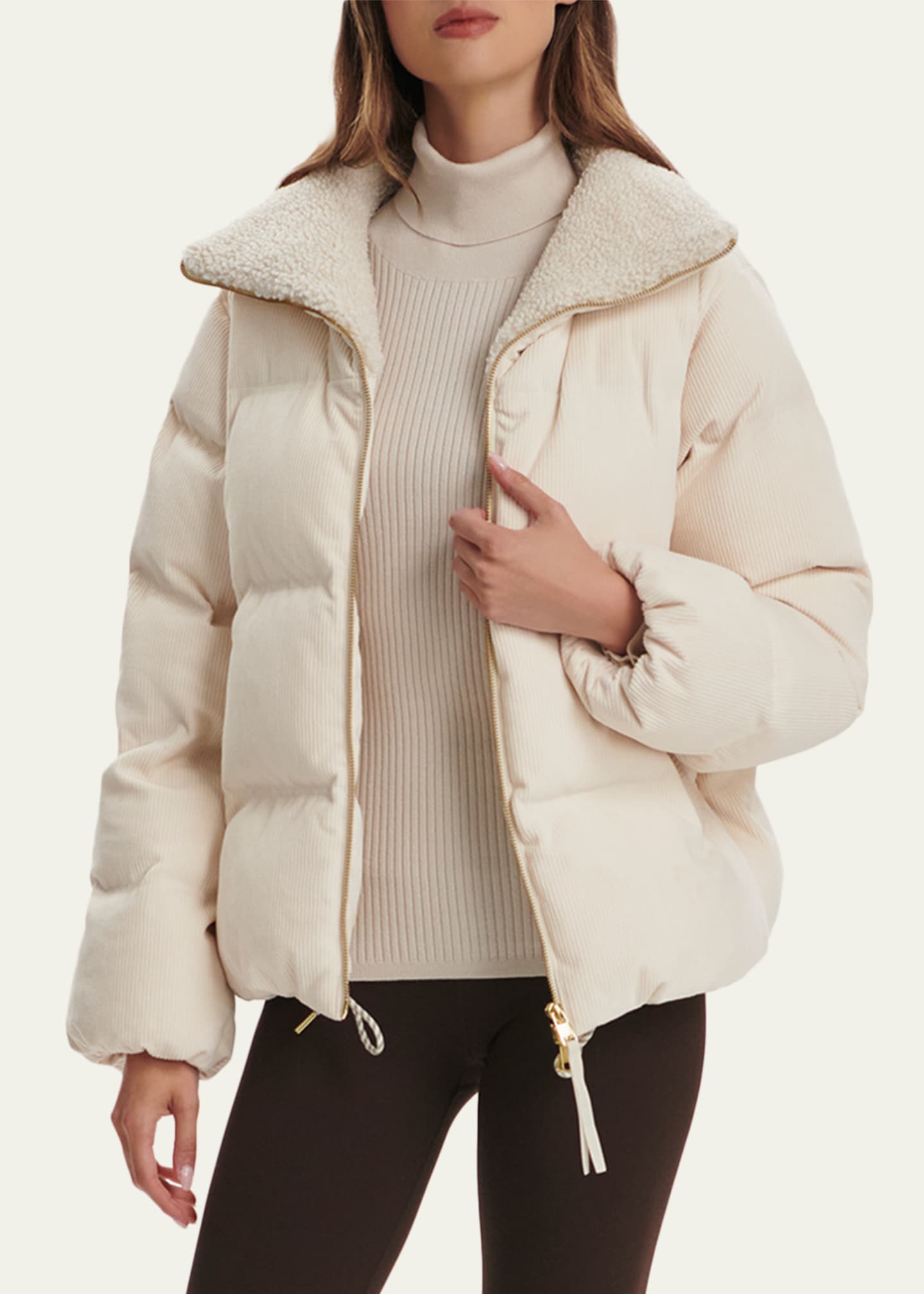 Varley Brackley Corduroy Puffer Jacket - Bergdorf Goodman