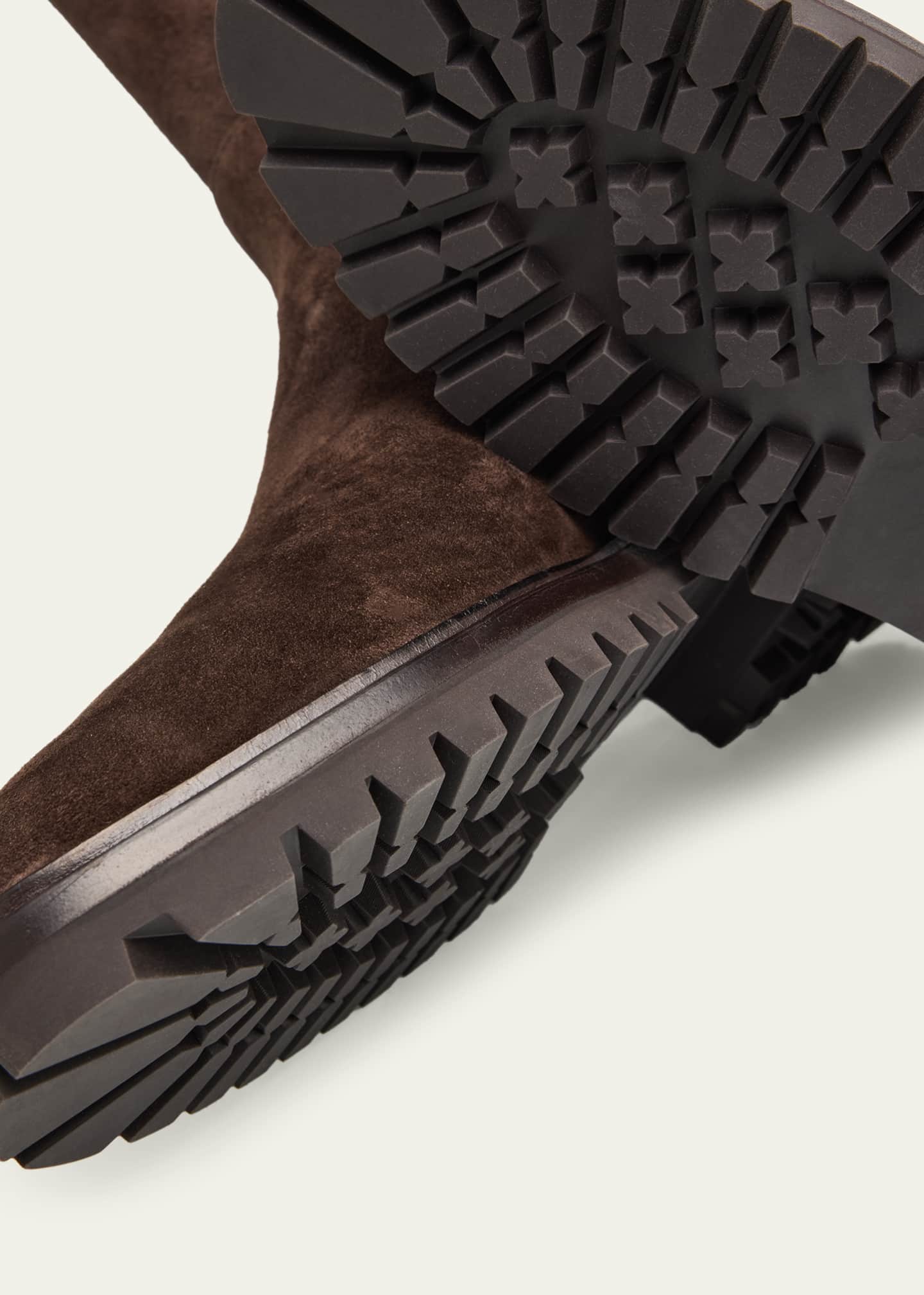 Loeffler Randall Danny Suede Lug-Sole Ankle Boots - Bergdorf Goodman