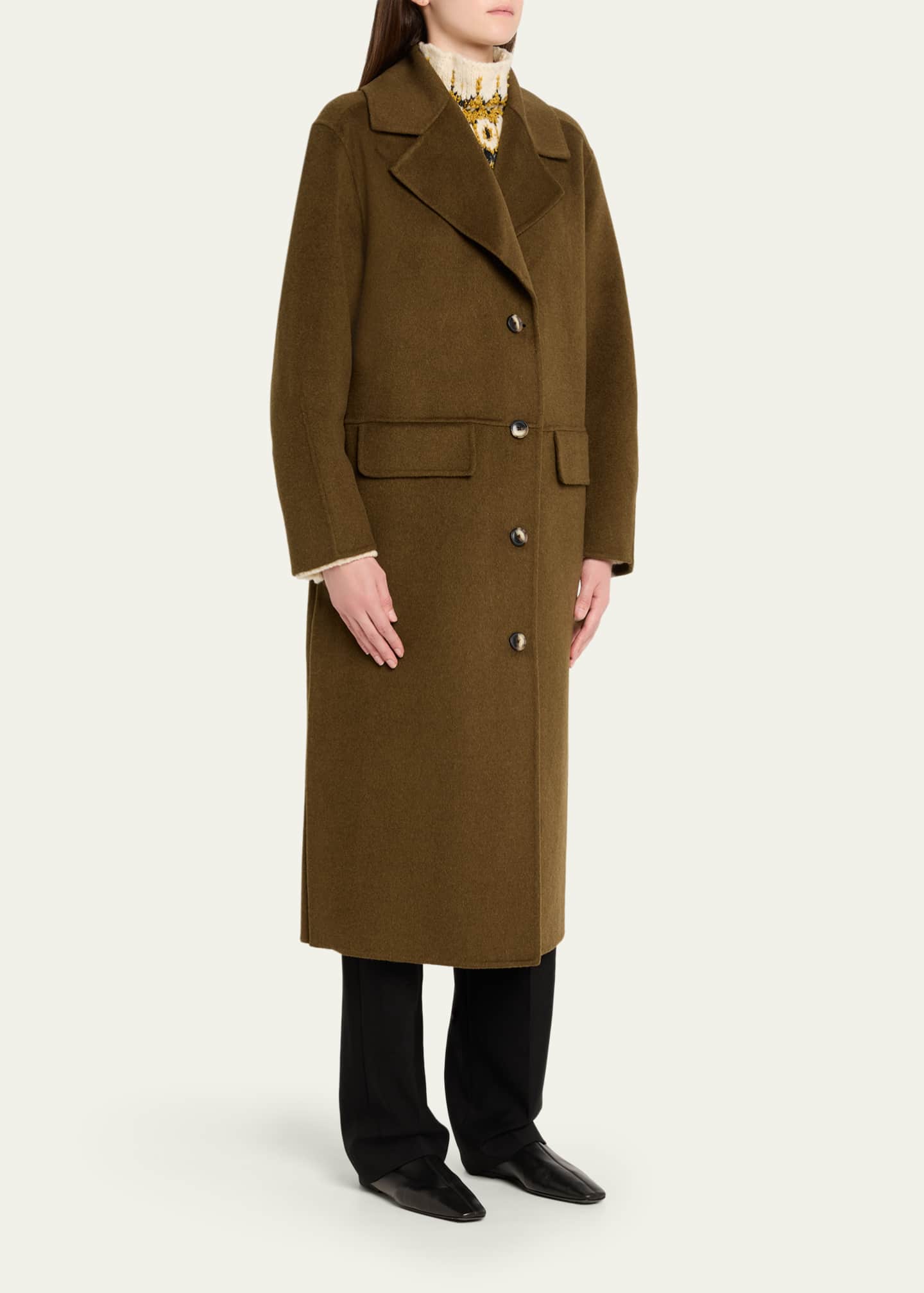 Proenza Schouler Tammy Double-Face Wool Coat - Bergdorf Goodman