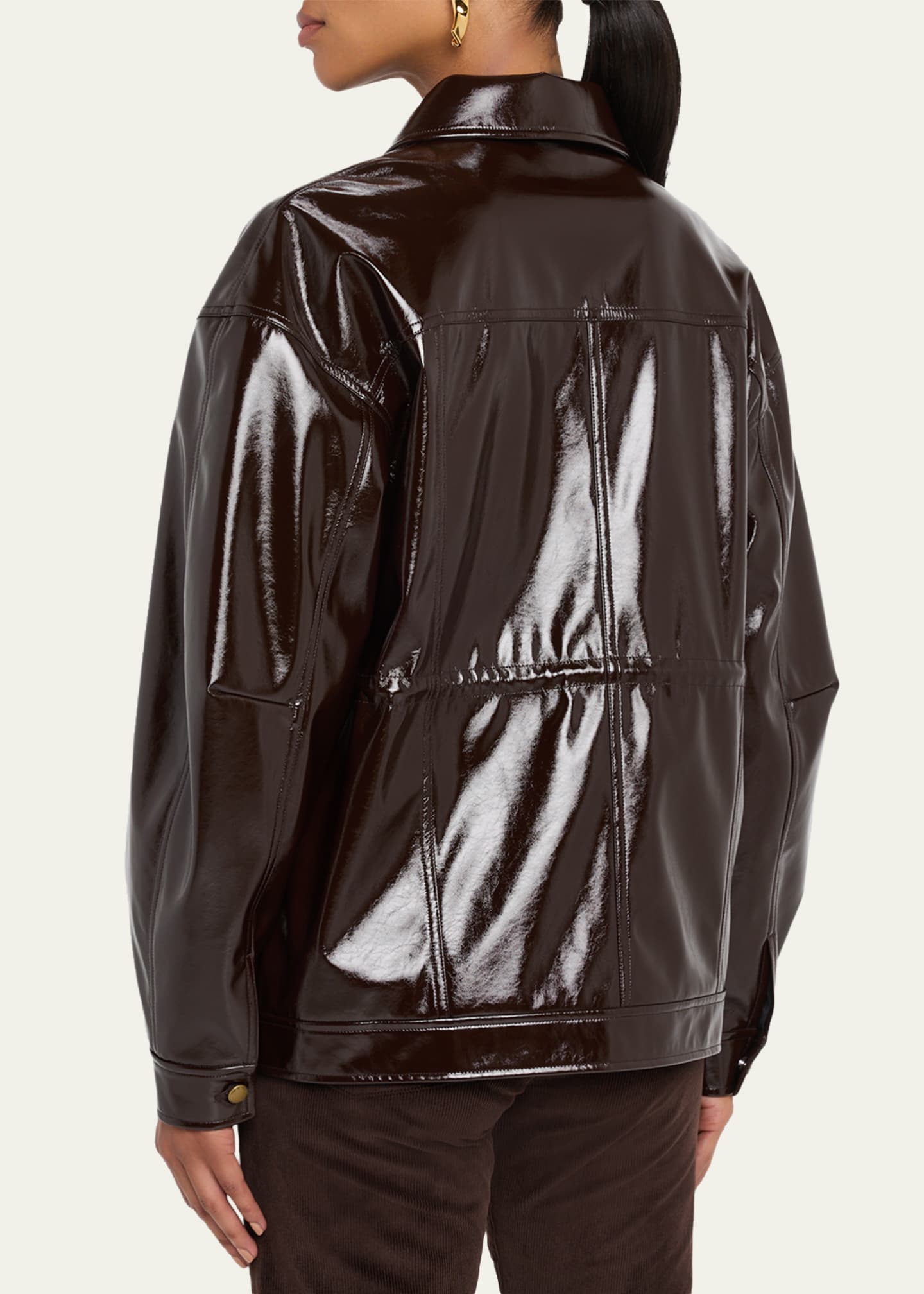 Rag & Bone Amy Faux Patent Leather Jacket - Bergdorf Goodman