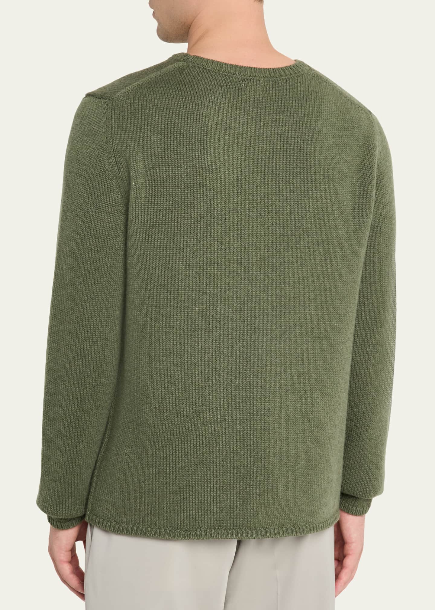 Massimo Alba Men's Cashmere Knit Crewneck Sweater - Bergdorf Goodman