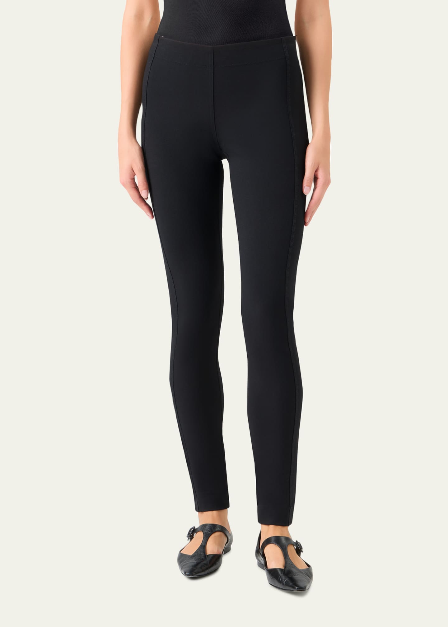 Akris punto Maro Jersey Leggings - Bergdorf Goodman