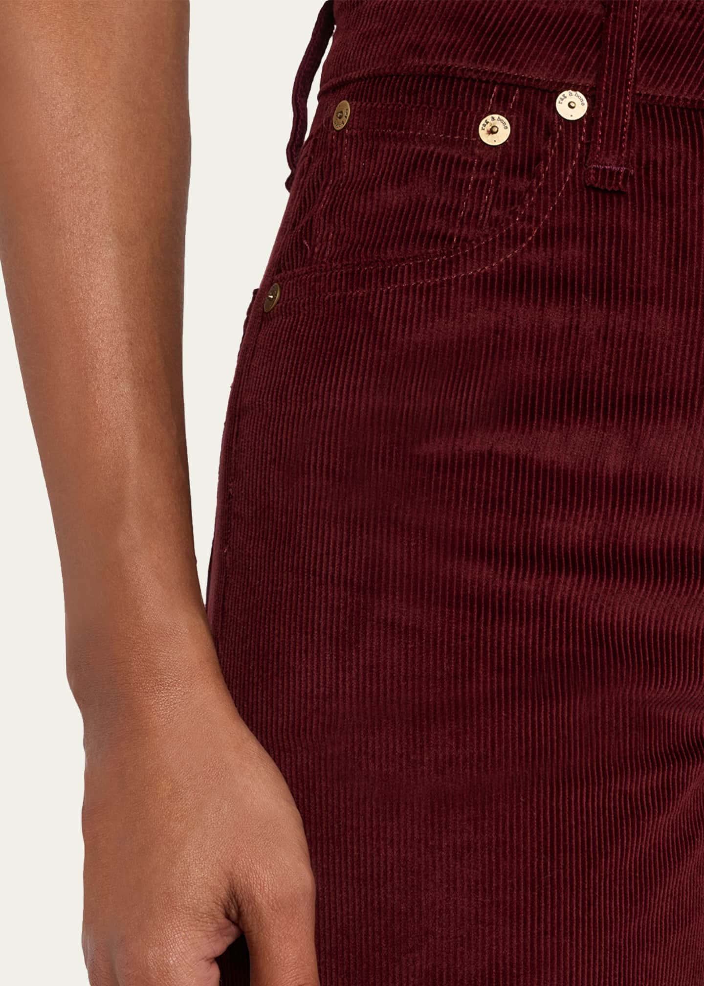 Rag & Bone Skylar High-Rise Corduroy Trousers - Bergdorf Goodman