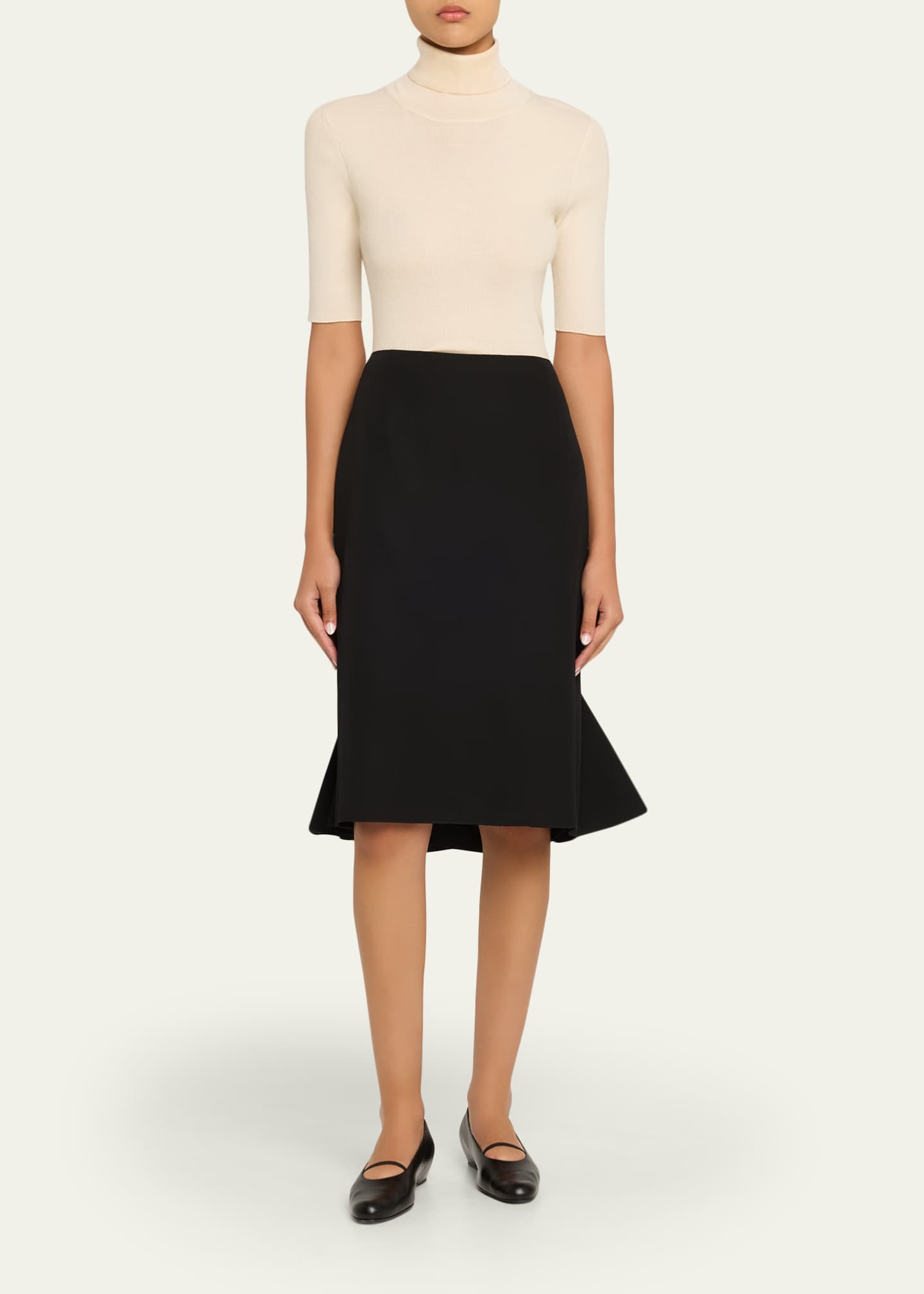 Marni Pleated Godet Pencil Skirt - Bergdorf Goodman