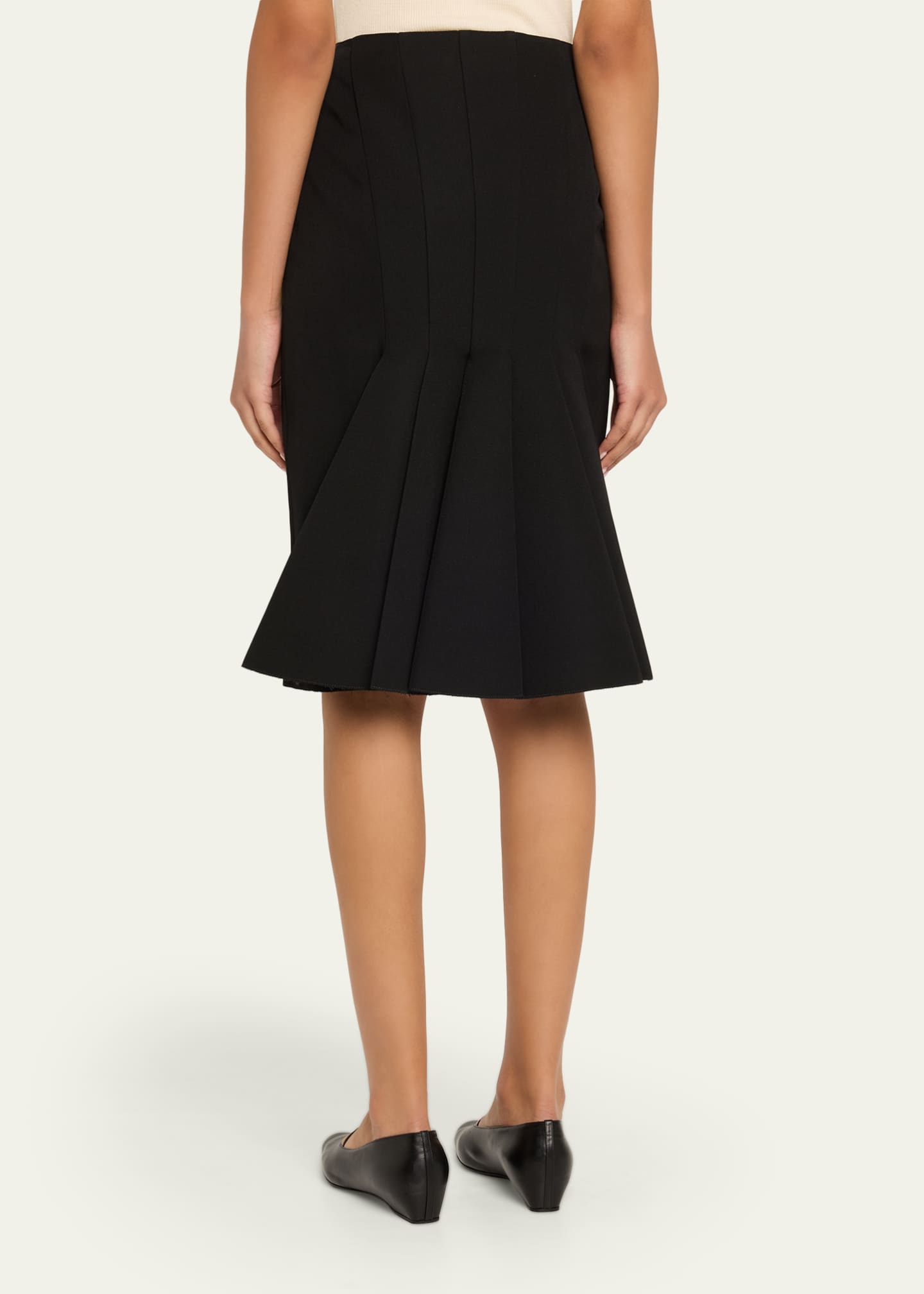 Marni Pleated Godet Pencil Skirt - Bergdorf Goodman
