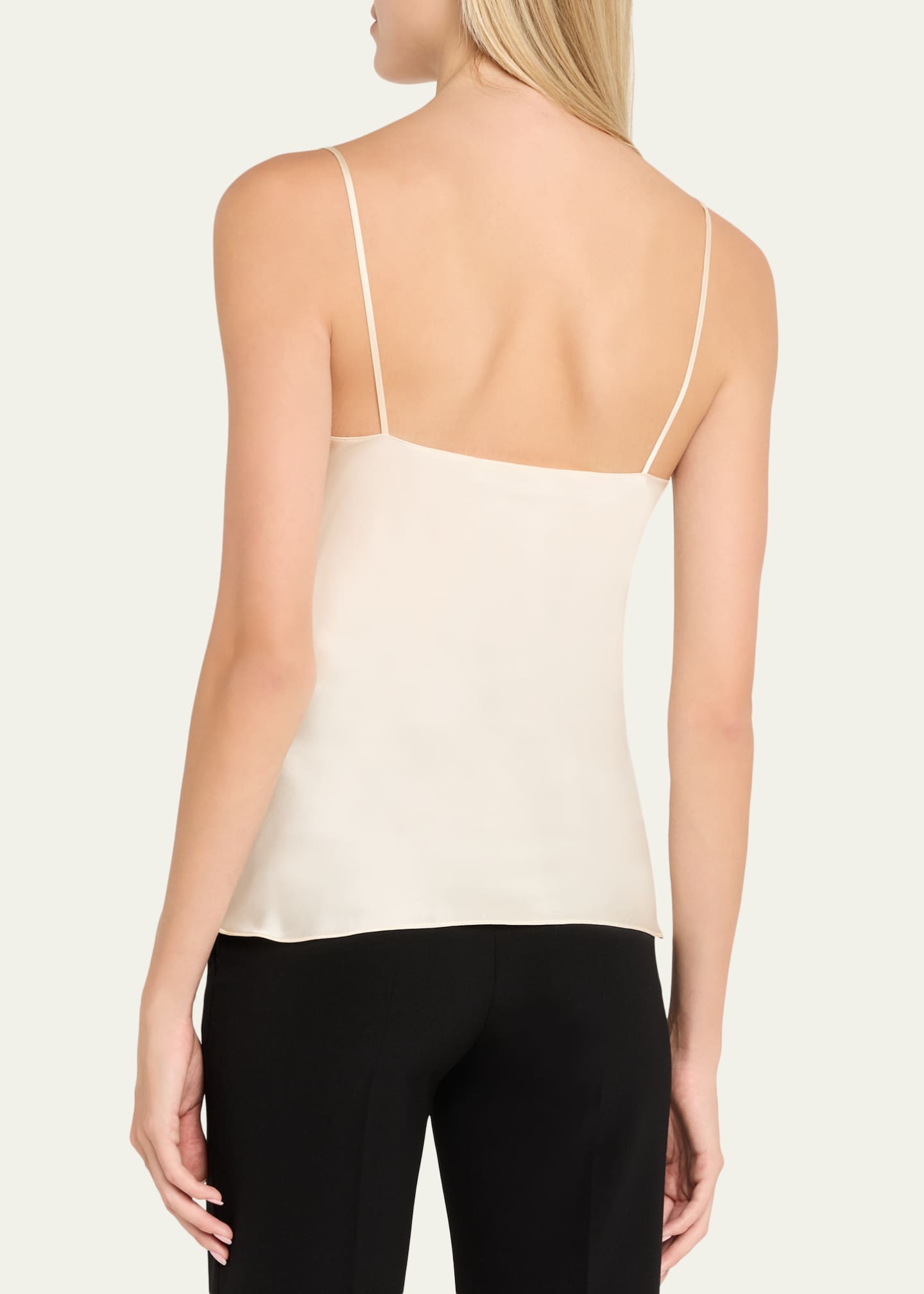 Chloe Lace-Trim Silk Cami Top - Bergdorf Goodman