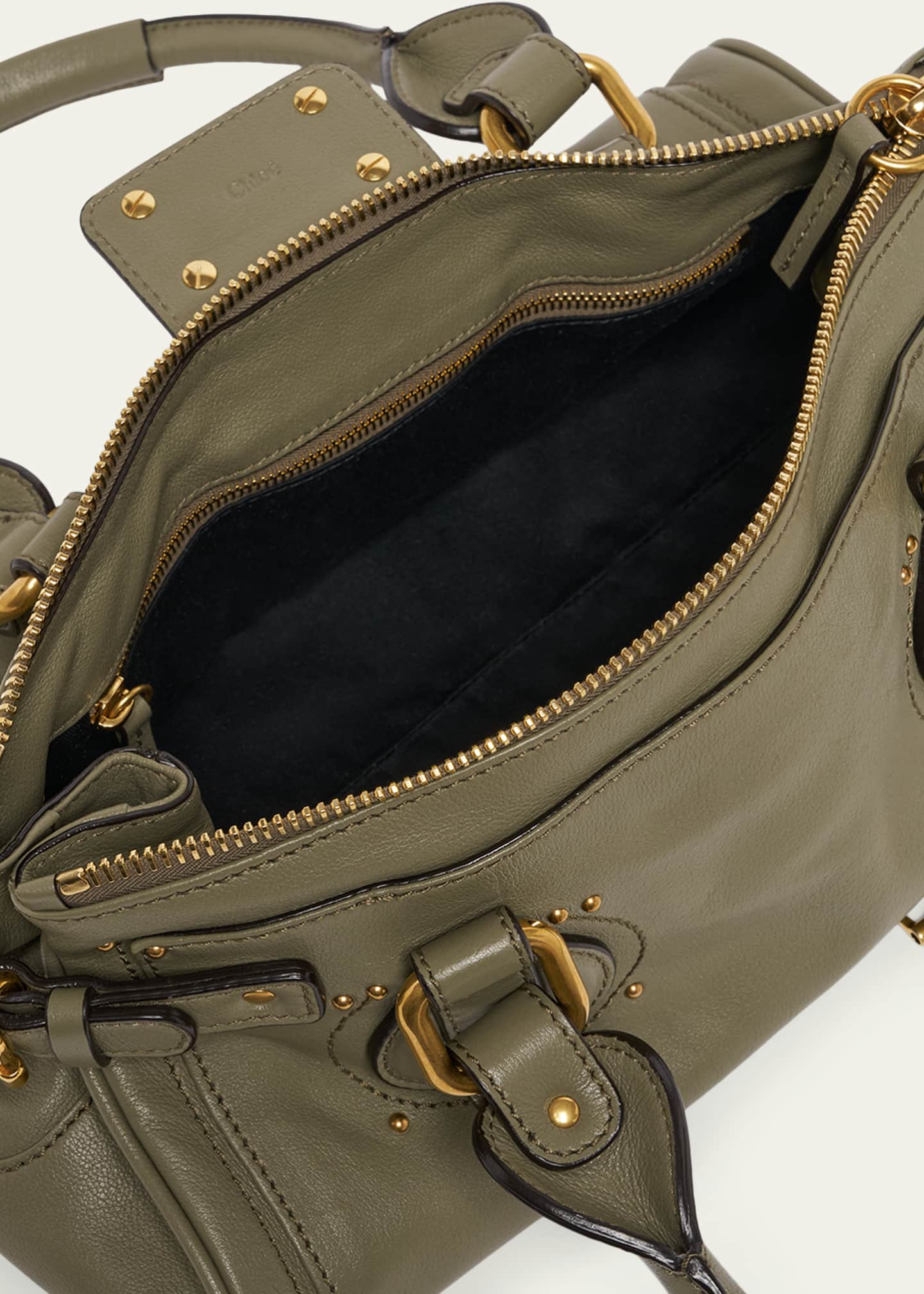 Chloe Paddington Padlock Shoulder Bag in Leather - Bergdorf Goodman