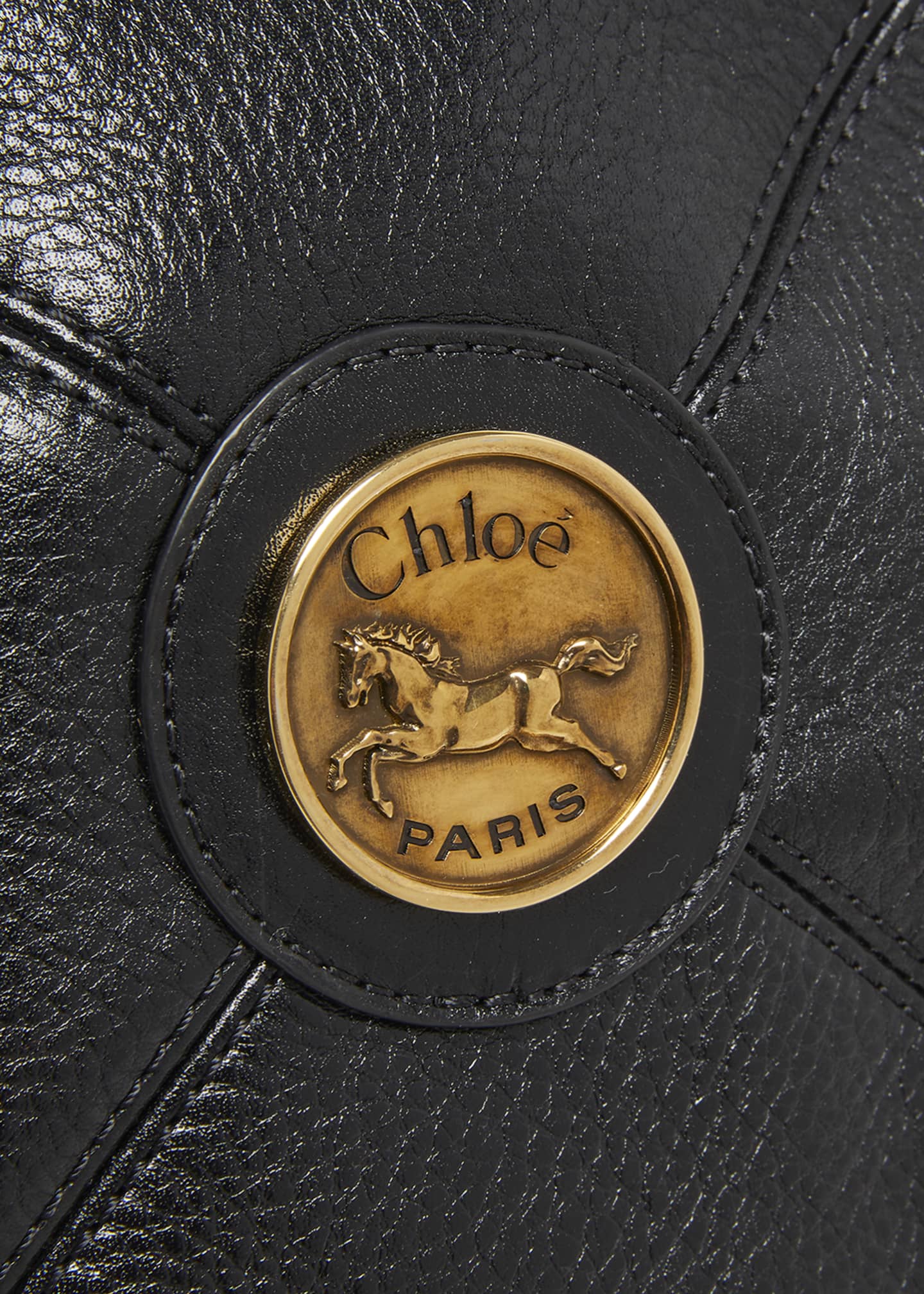 Chloe Balloon Small Top-Handle Bag in Leather - Bergdorf Goodman
