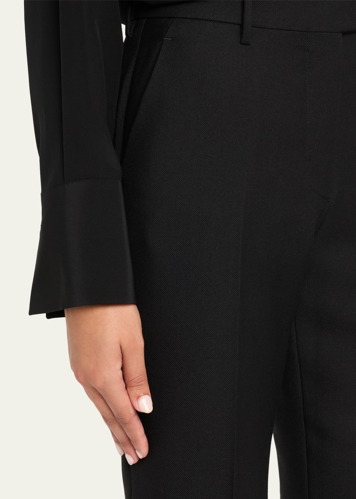 TOM FORD Wool-Blend Straight-Leg Pants - Bergdorf Goodman