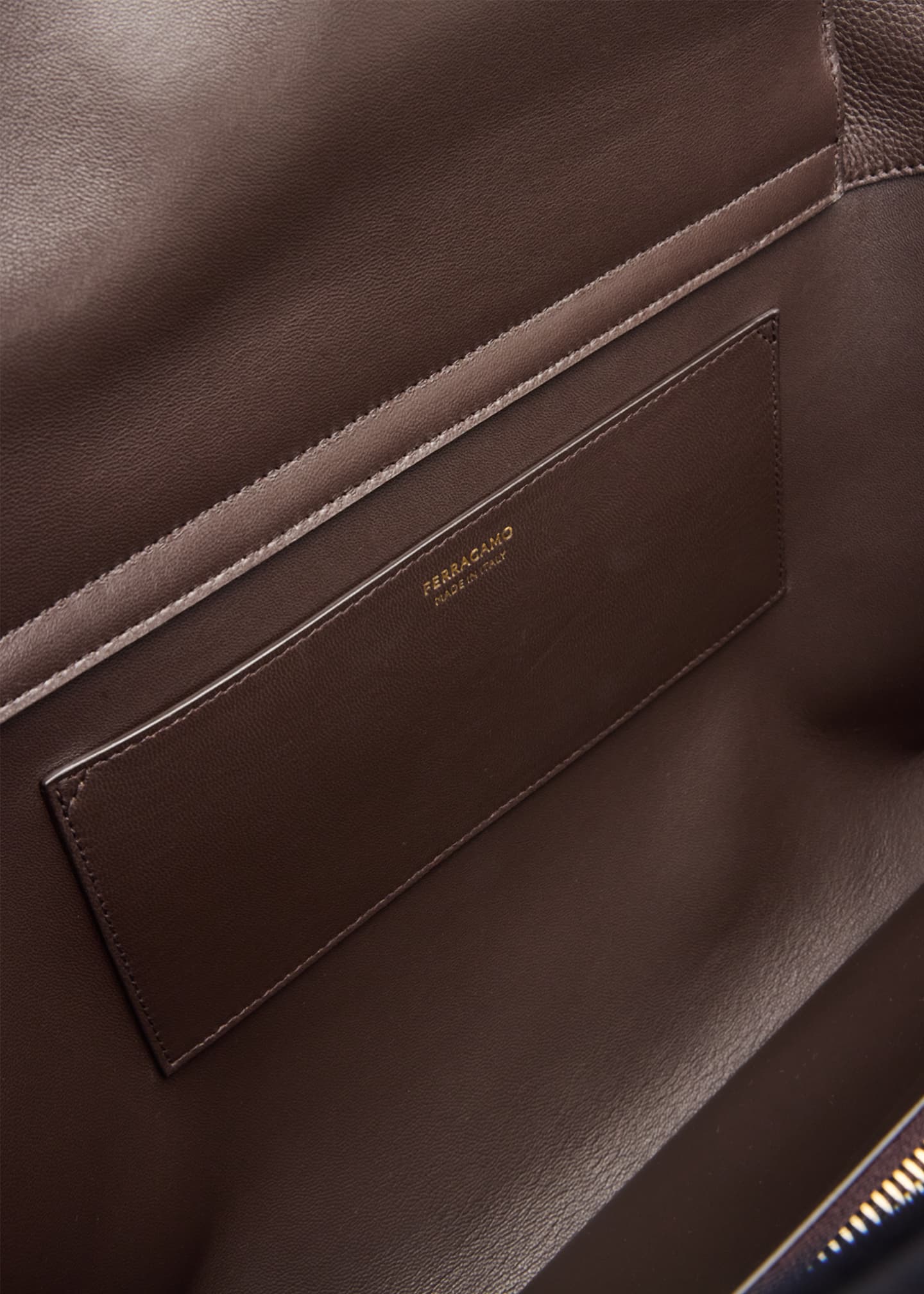 Ferragamo Hug Medium Soft Bicolor Leather Shoulder Bag - Bergdorf Goodman