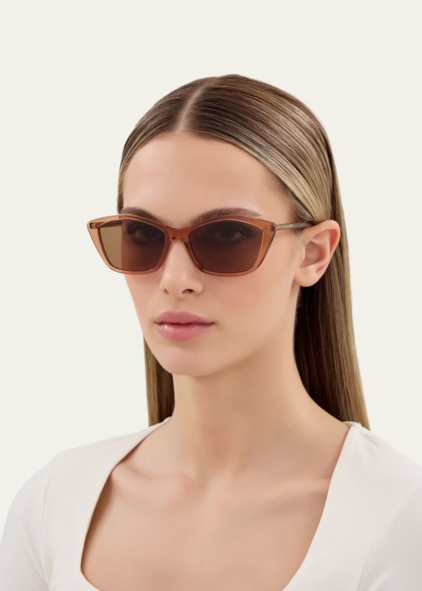 Saint Laurent SL 775 Acetate Cat-Eye Sunglasses - Bergdorf Goodman