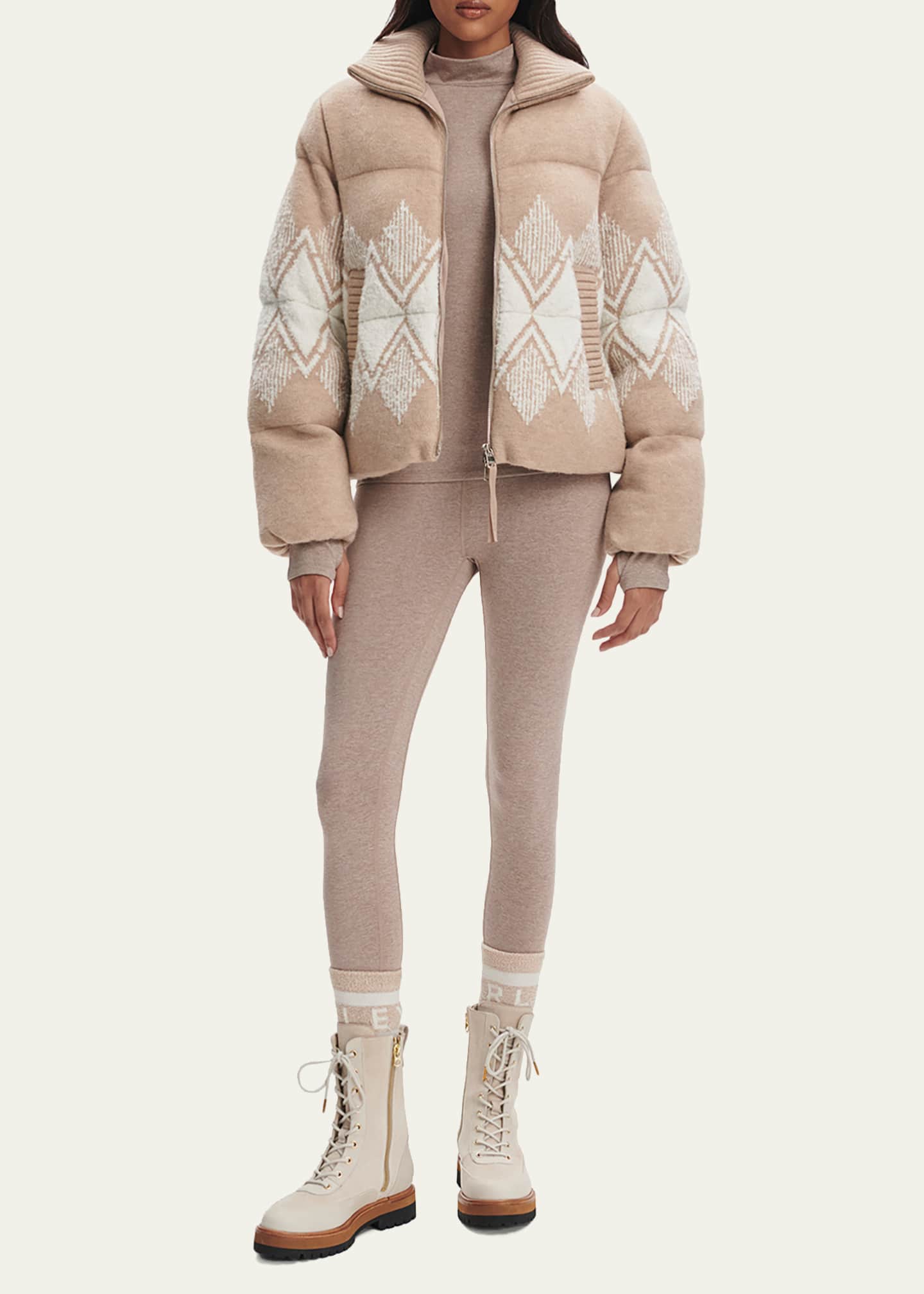 Varley Belinda Knit Puffer Jacket - Bergdorf Goodman