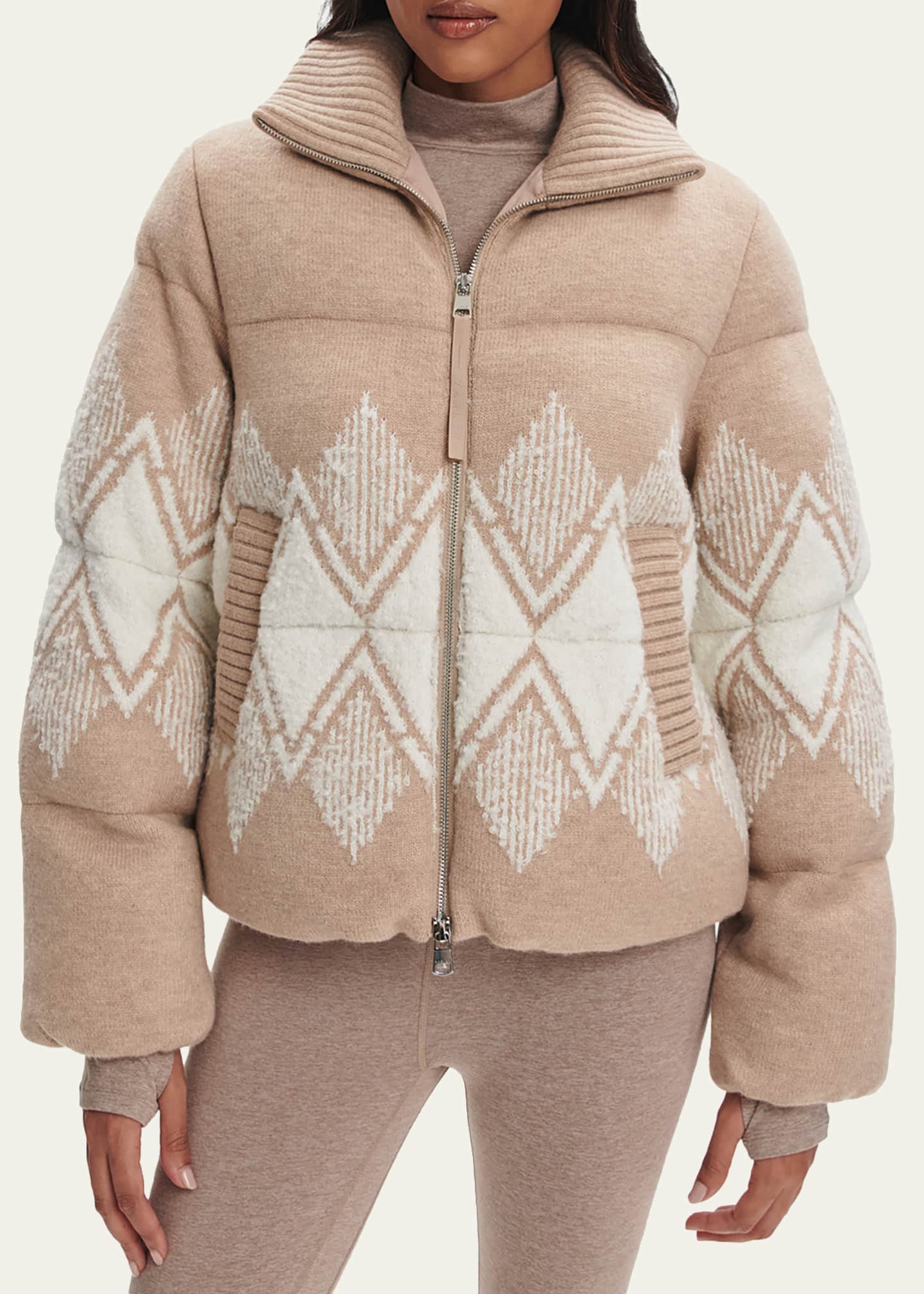 Varley Belinda Knit Puffer Jacket - Bergdorf Goodman