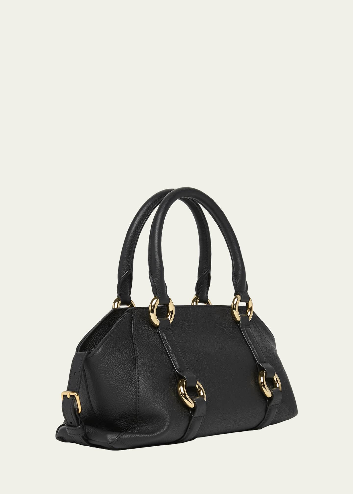 McQueen Farringdon Small Elongated Calf Leather Crossbody Bag ...
