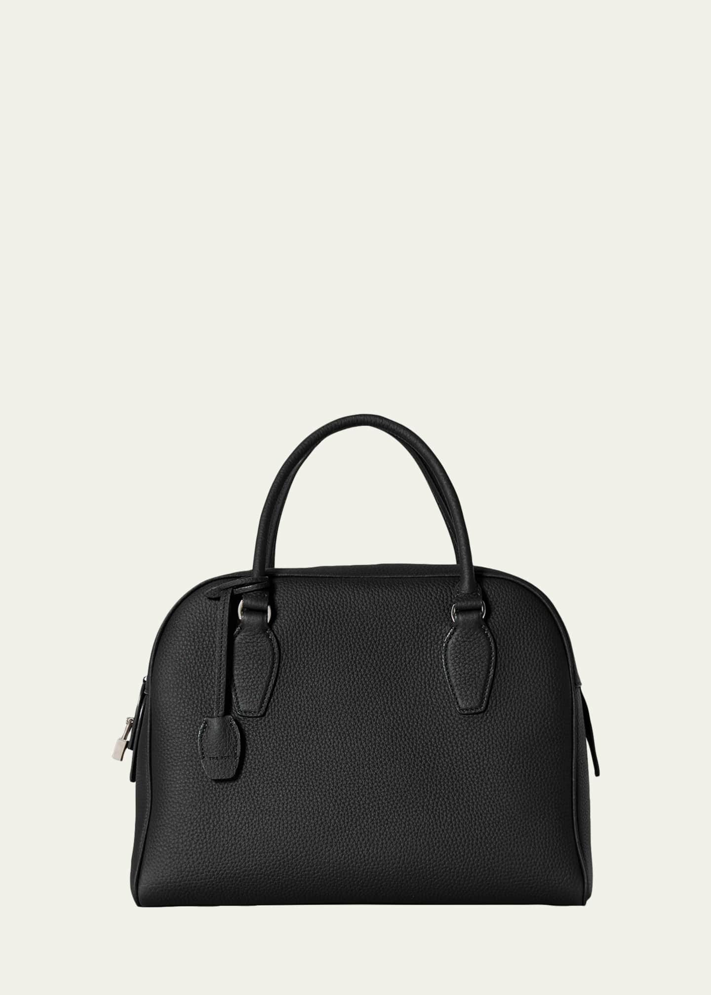 THE ROW India 12.00 Top-Handle Bowling Bag in Leather - Bergdorf Goodman