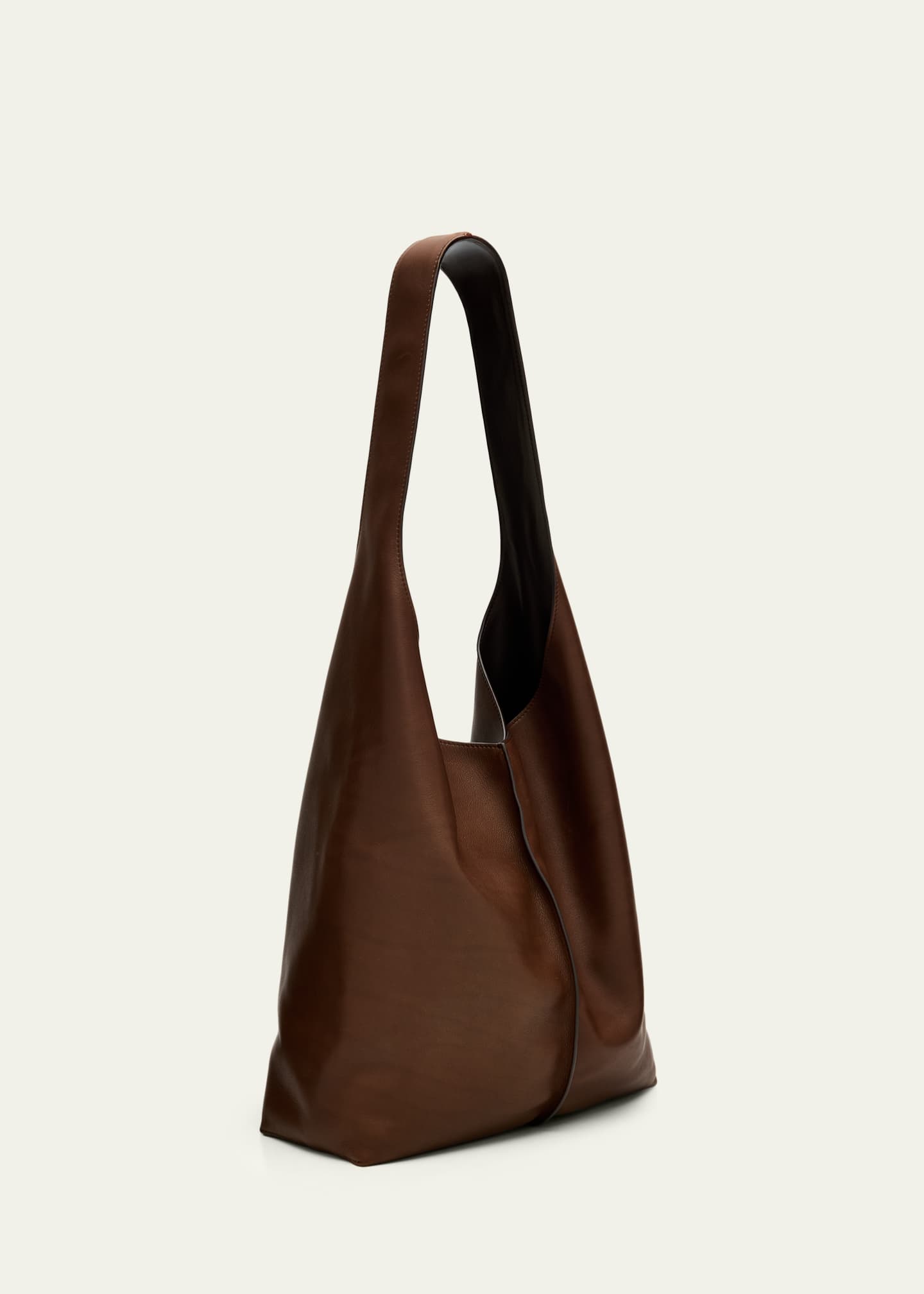 THE ROW Bindle Stitch Shoulder Bag in Saddle Leather - Bergdorf Goodman