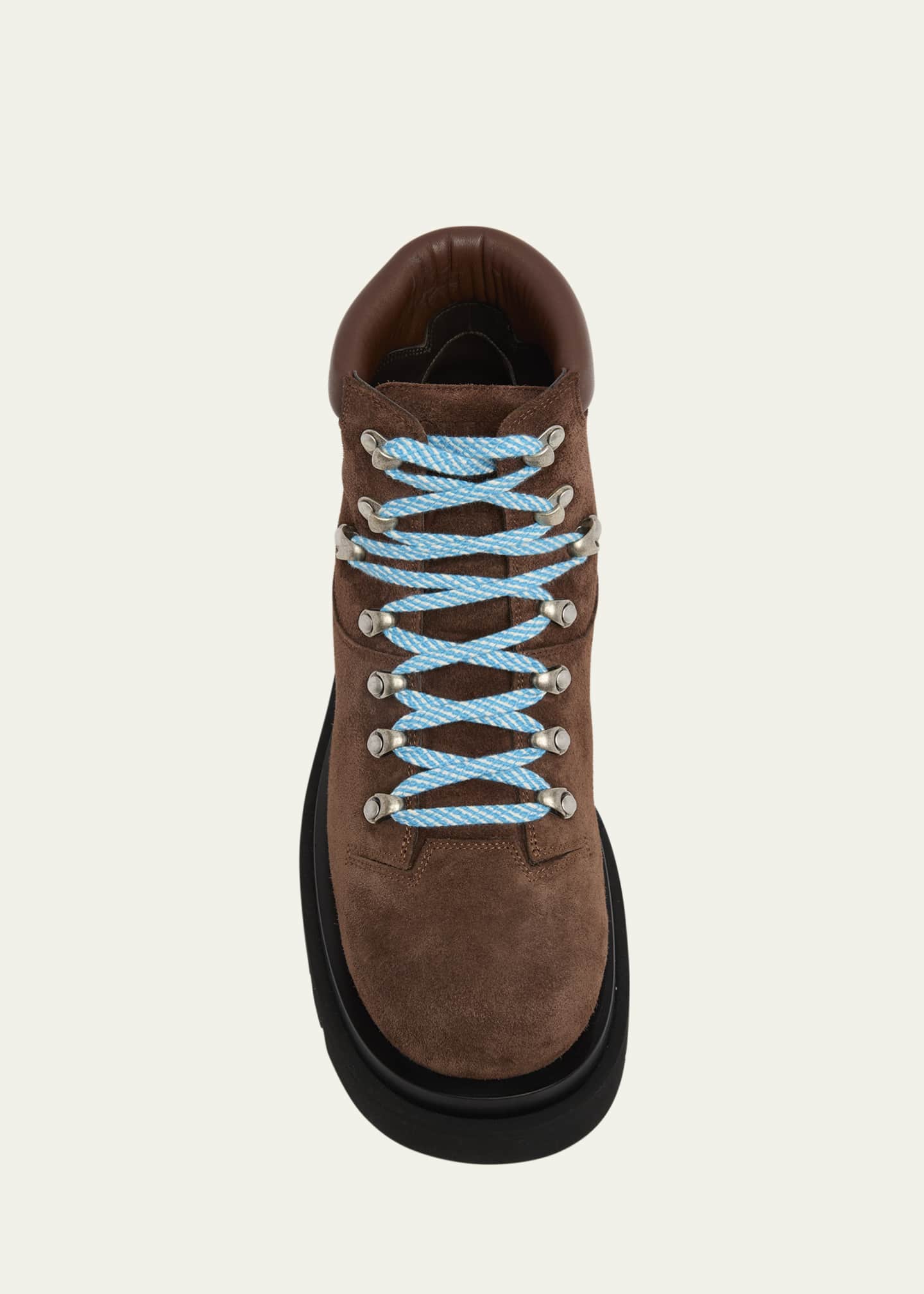 Bottega Veneta Suede Lug Hiking Ankle Boots - Bergdorf Goodman