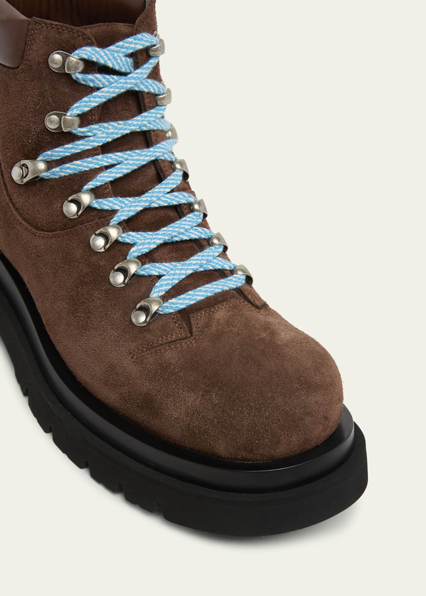 Bottega Veneta Suede Lug Hiking Ankle Boots - Bergdorf Goodman