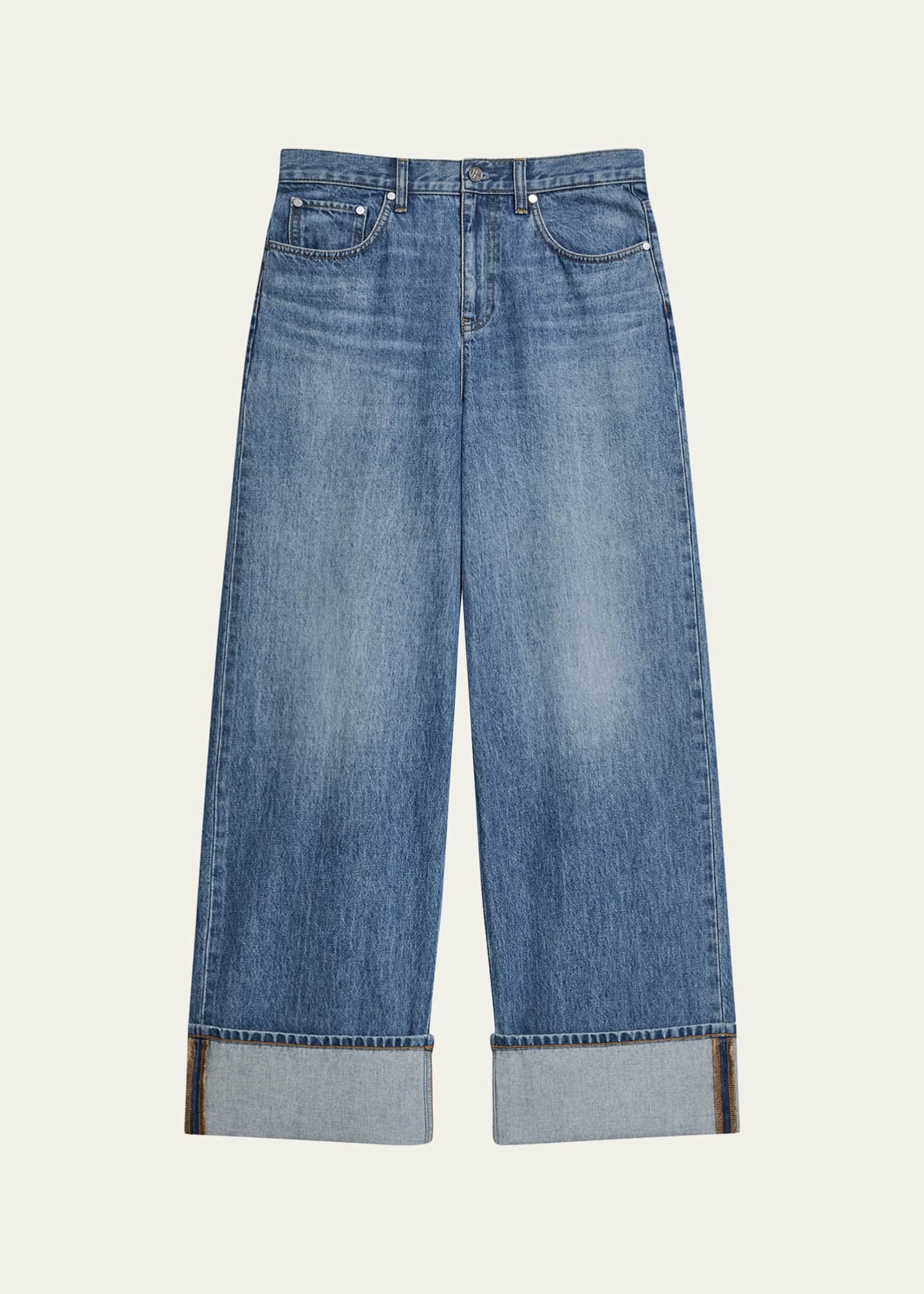 Helmut Lang Low-Rise Drop Jeans - Bergdorf Goodman