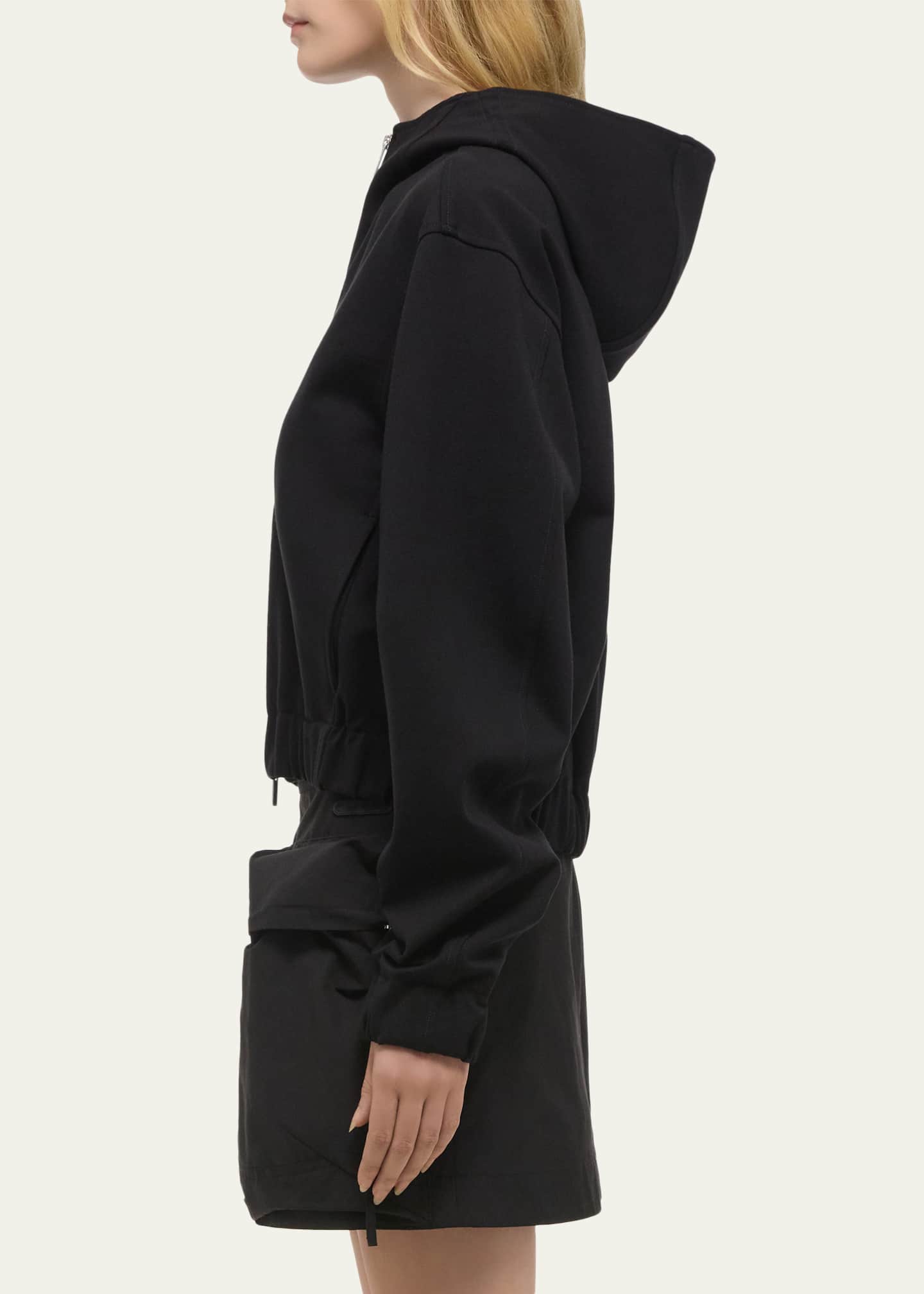 Helmut Lang Hooded Zip Shell Jacket - Bergdorf Goodman