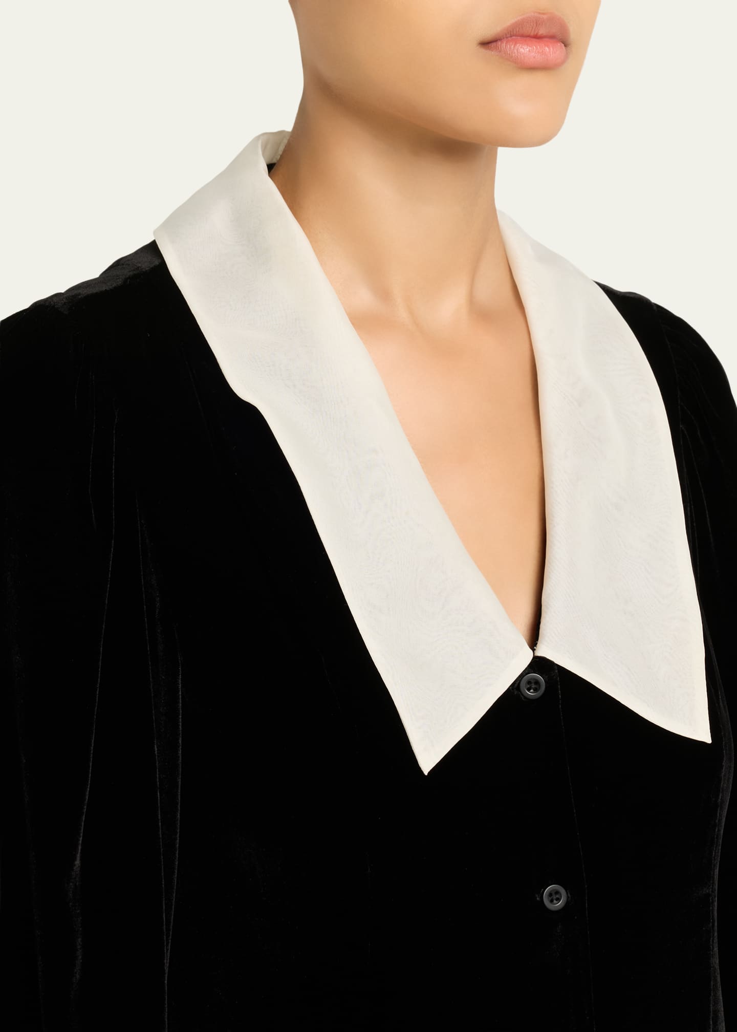 FRAME The Velvet Sailor Mini Dress - Bergdorf Goodman