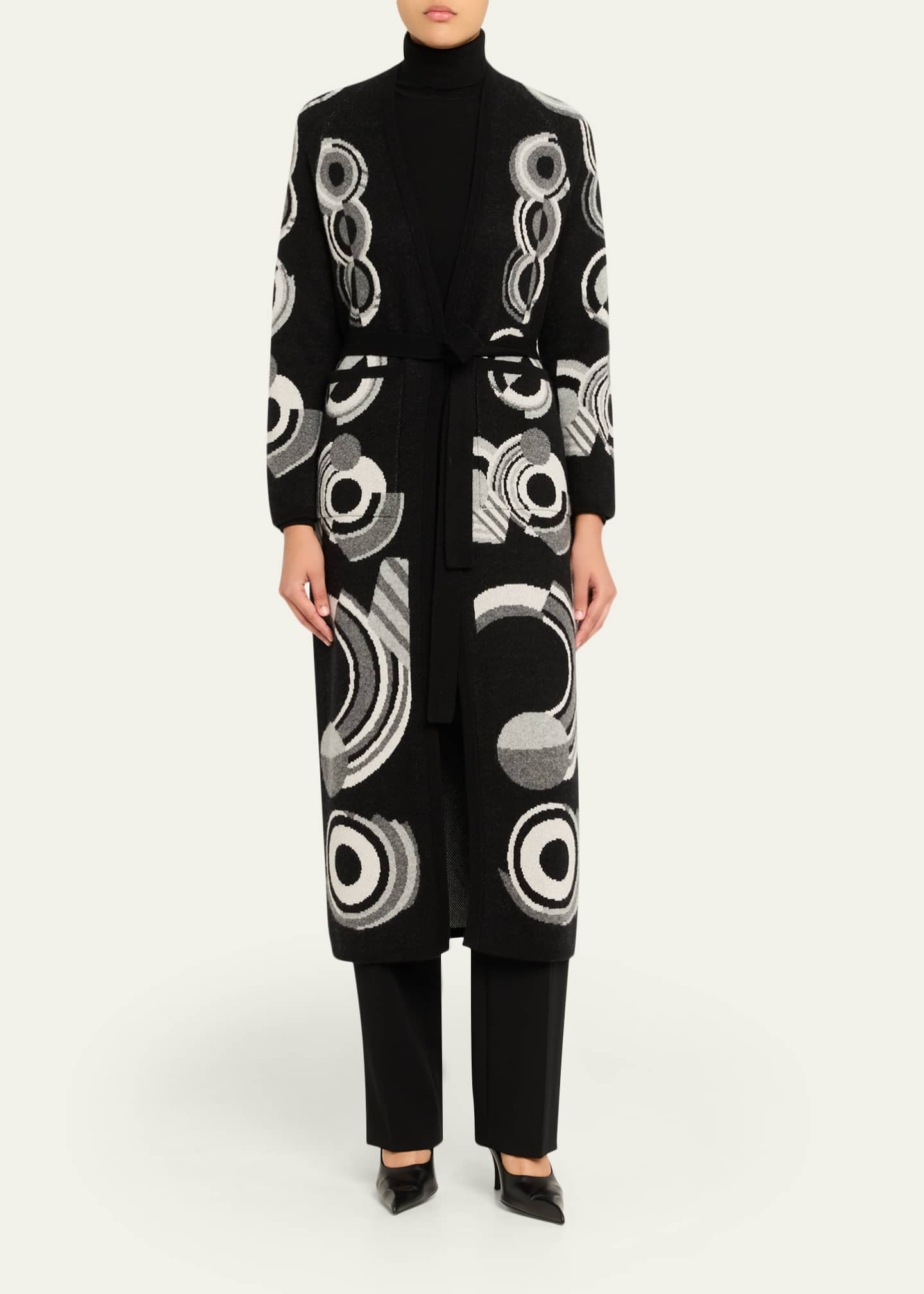 Libertine Sonia Long Belted Cashmere Cardigan - Bergdorf Goodman
